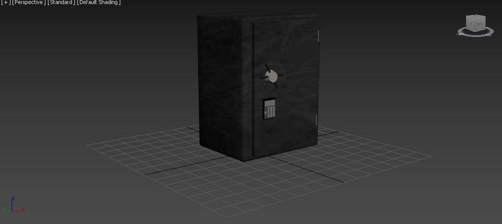 minimalist model of safe 3D model | CGTrader
