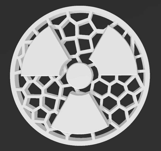 Nuclear Radiation Hazard Warning Signs 3D model 3D printable | CGTrader