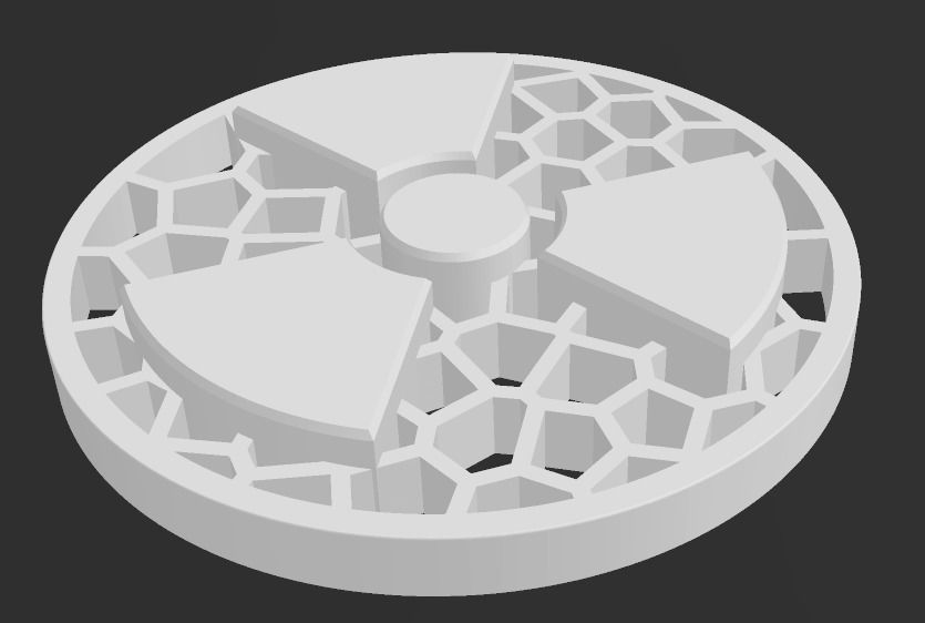 Nuclear Radiation Hazard Warning Signs 3D model 3D printable | CGTrader