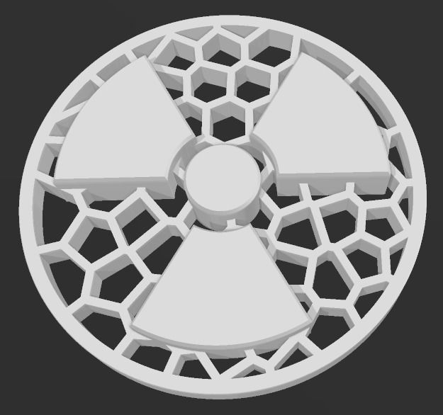 Nuclear Radiation Hazard Warning Signs 3D model 3D printable | CGTrader