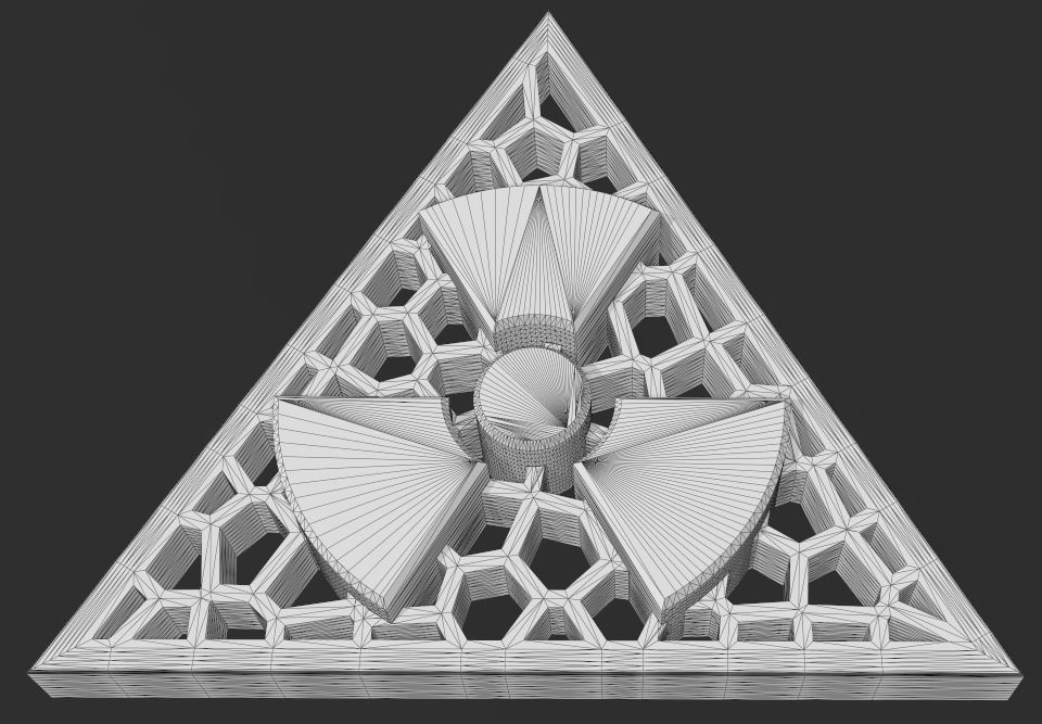 Nuclear Radiation Hazard Warning Signs 3D model 3D printable | CGTrader