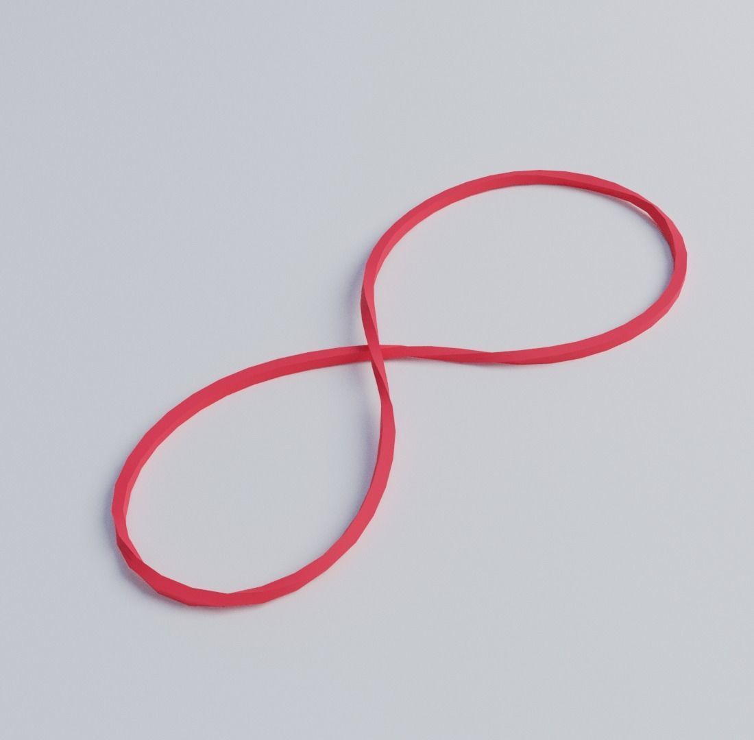 Rubber band 3D model | CGTrader