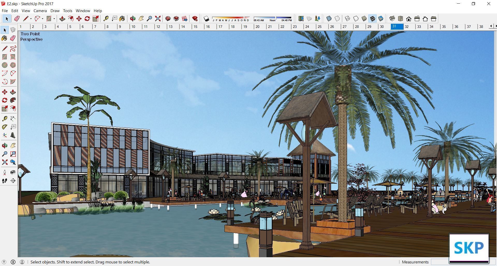 Sketchup Shopping Center E2 3D model | CGTrader