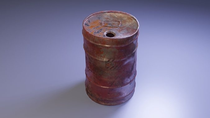 3D model Post-apocalyptic metal barrel VR / AR / low-poly | CGTrader
