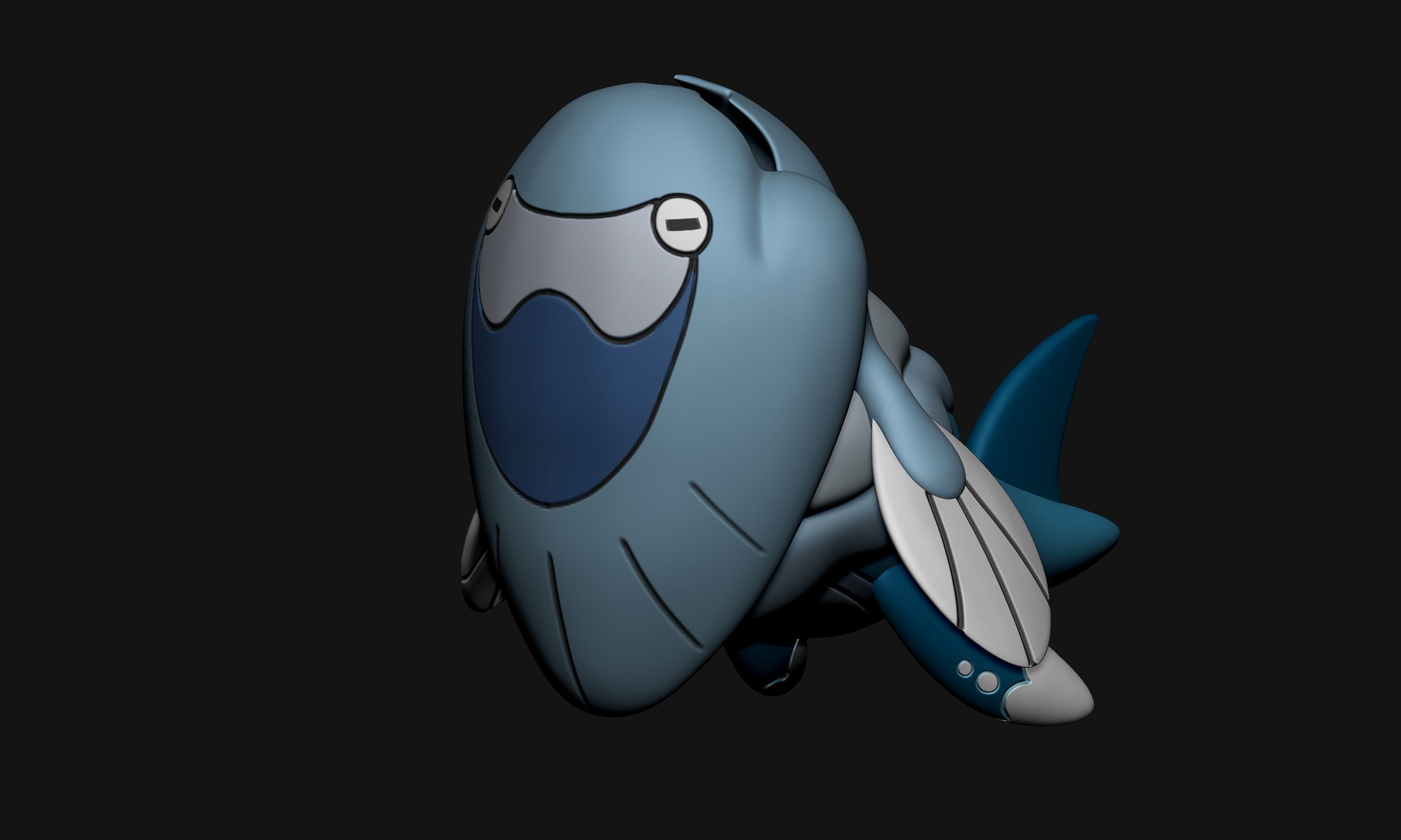 Pokemon - Arctovish 3D model 3D printable | CGTrader