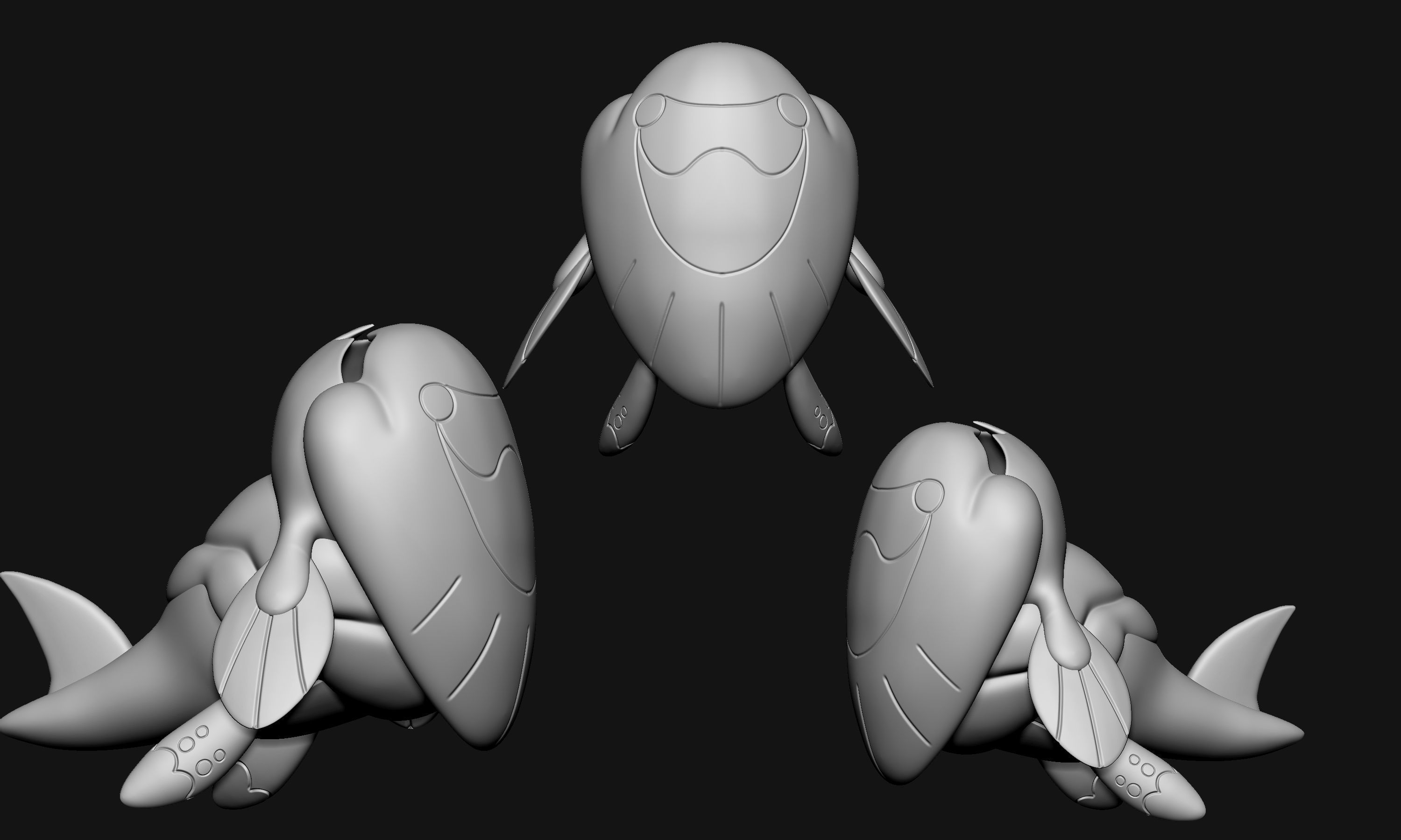 Pokemon - Arctovish 3D model 3D printable | CGTrader