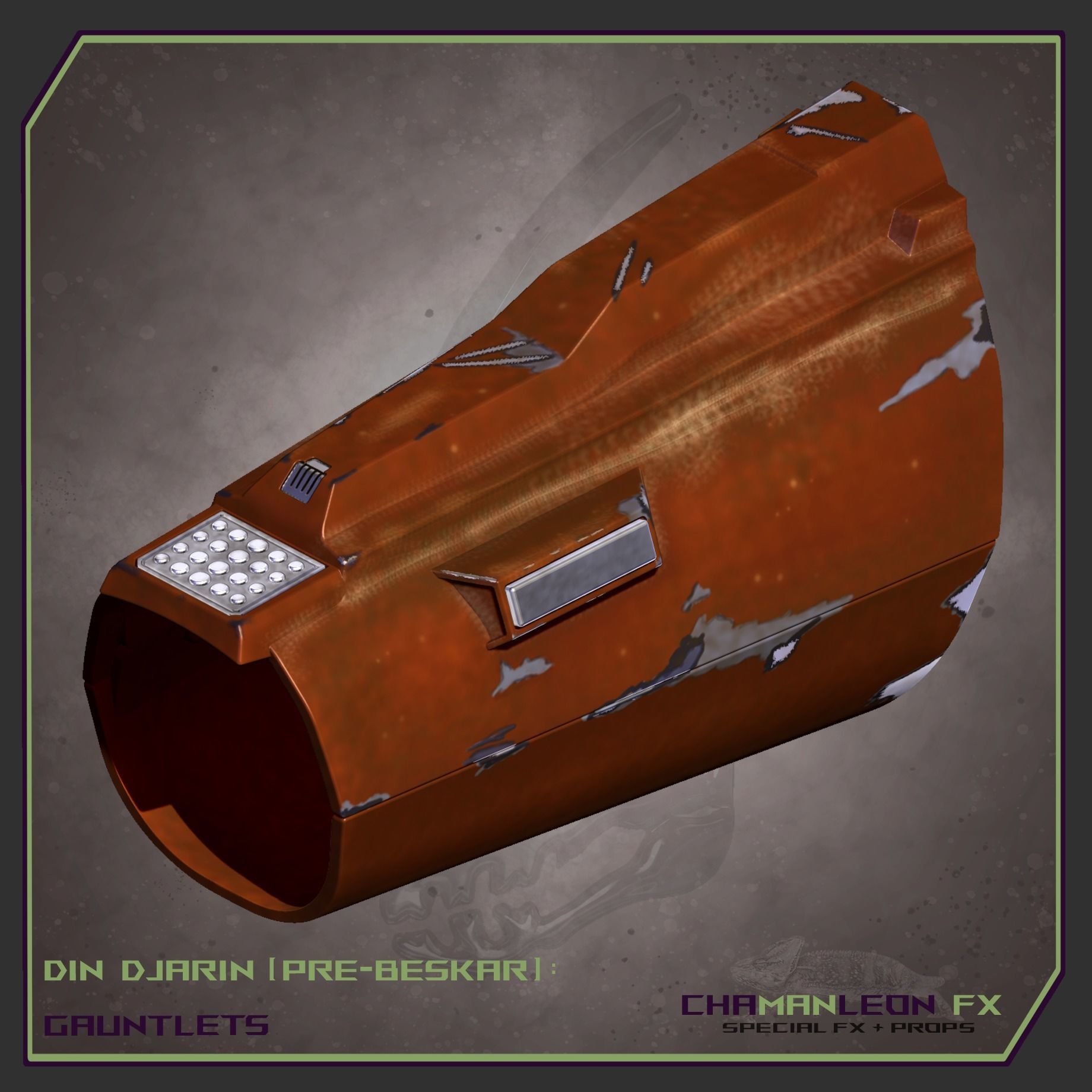 Din Djarin Mandalorian Pre Beskar Gauntlets Cosplay Armor 3D model 3D ...