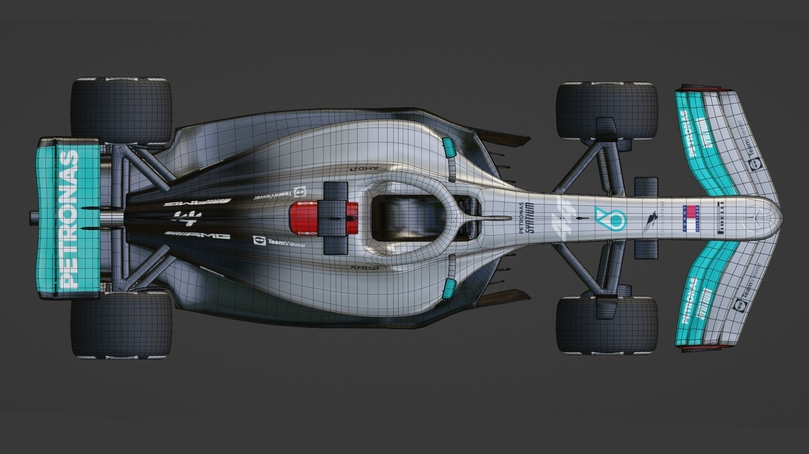 Mercedes Formula 1 Car Concept 3D model | CGTrader