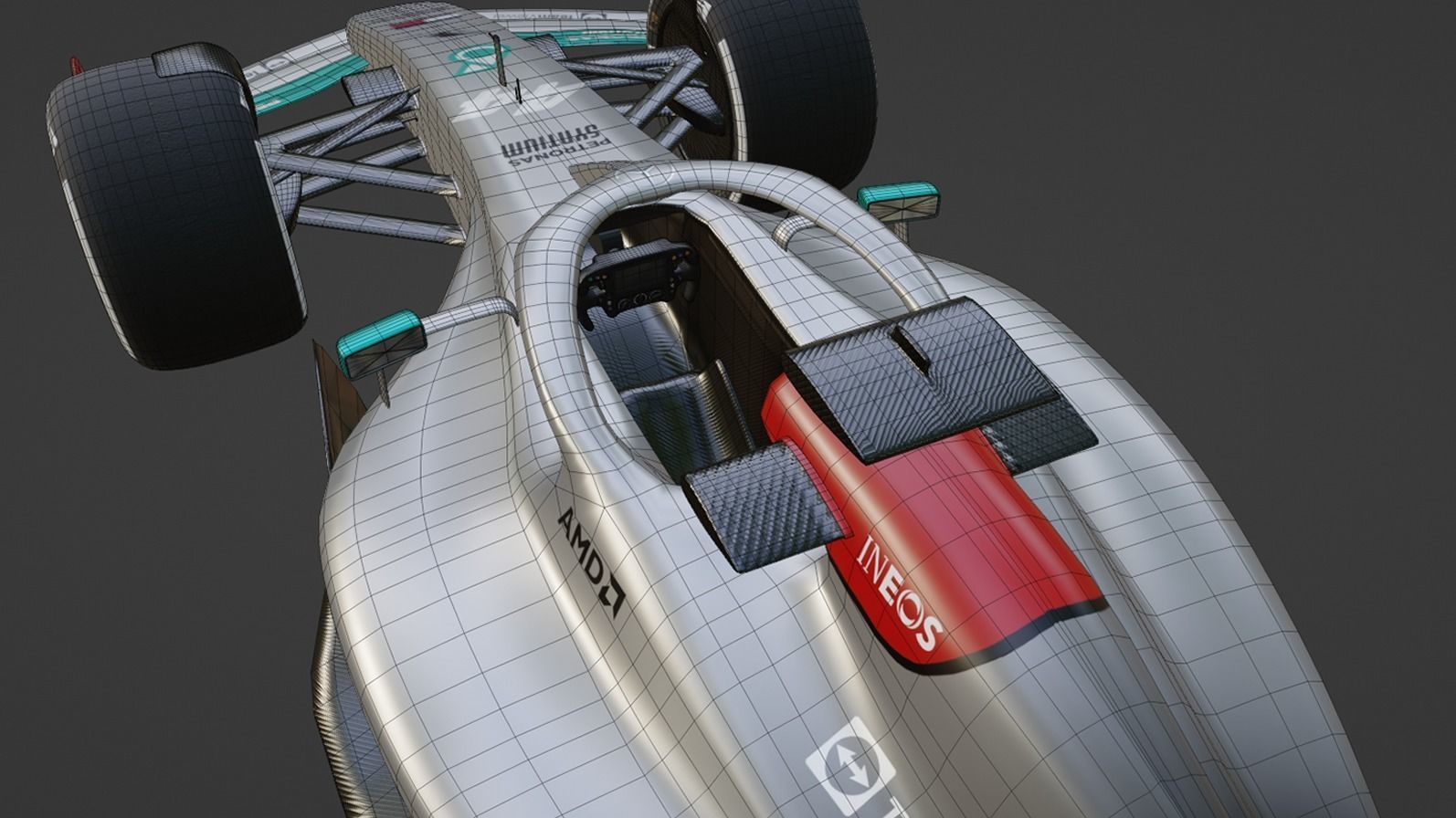 Mercedes Formula 1 Car Concept 3D model | CGTrader