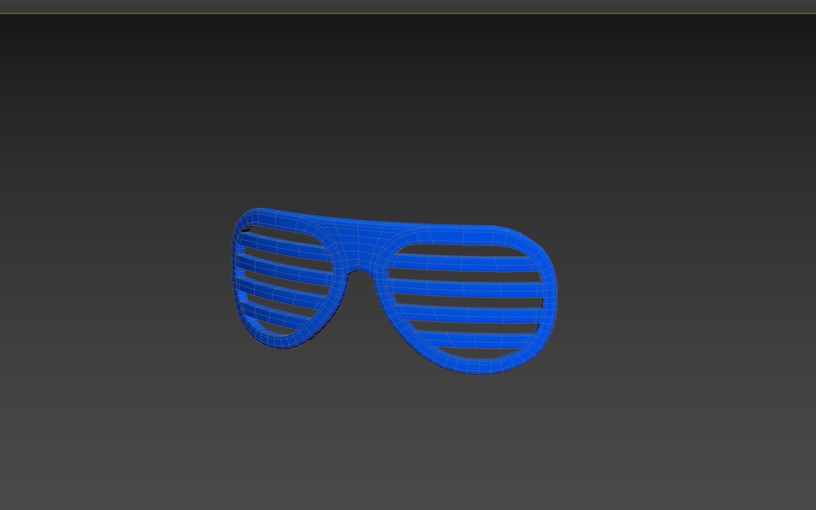 Prop098 Shutter Shade Sunglasses 3D model | CGTrader