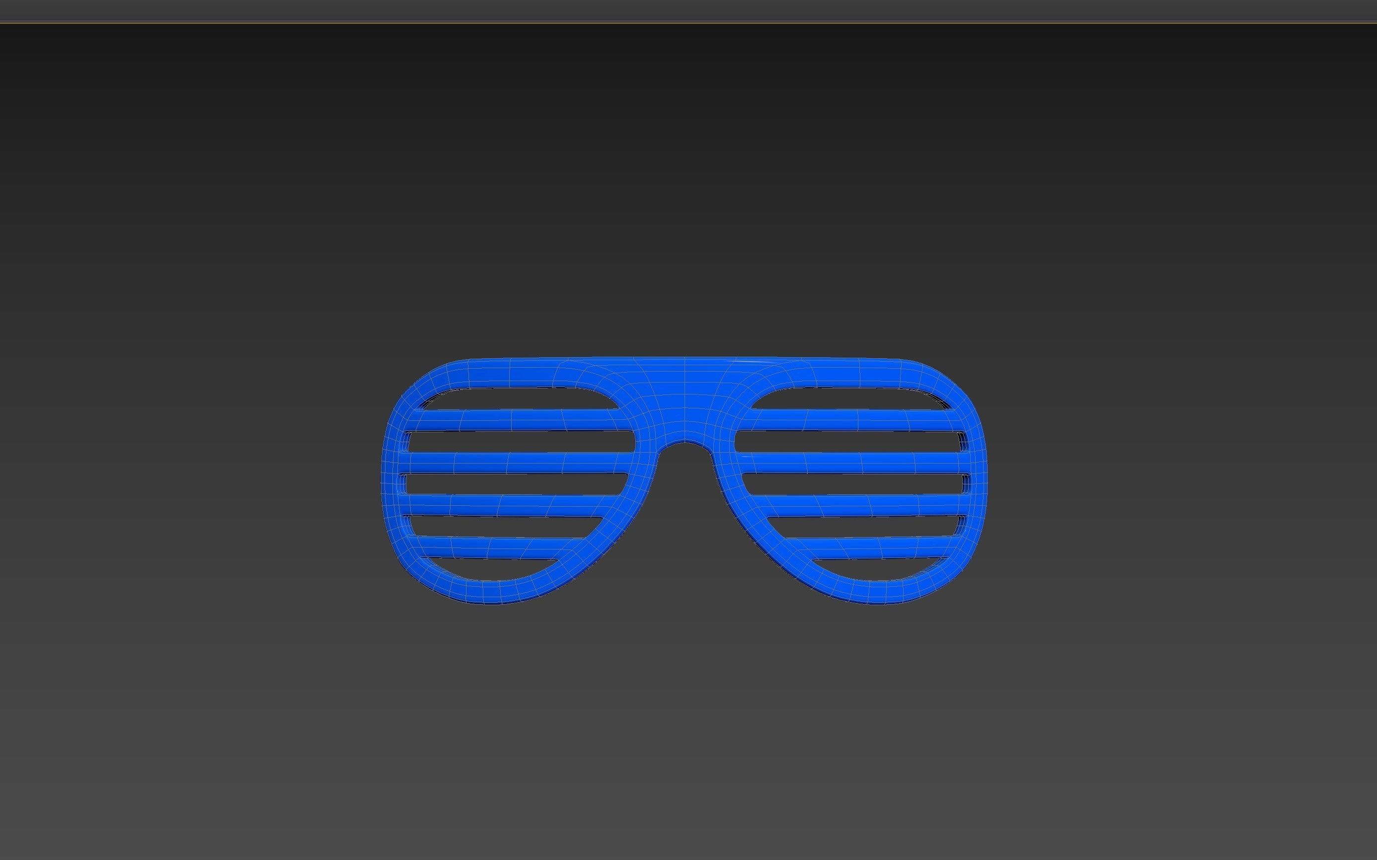 Prop098 Shutter Shade Sunglasses 3D model | CGTrader