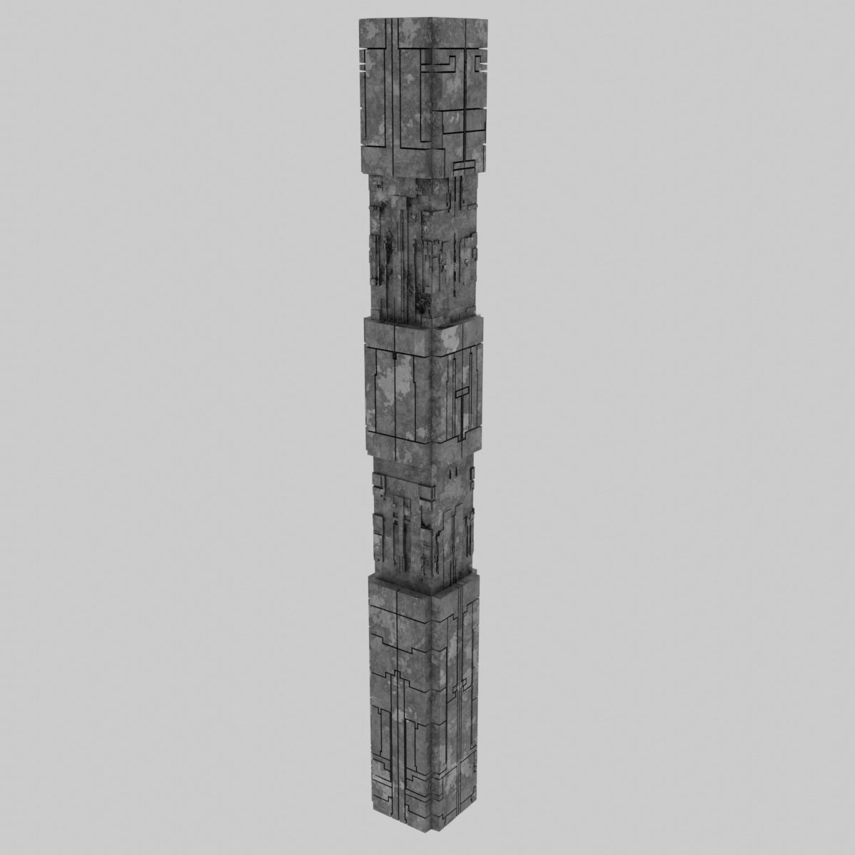 4K fantasy enviroment pillar 3D model | CGTrader