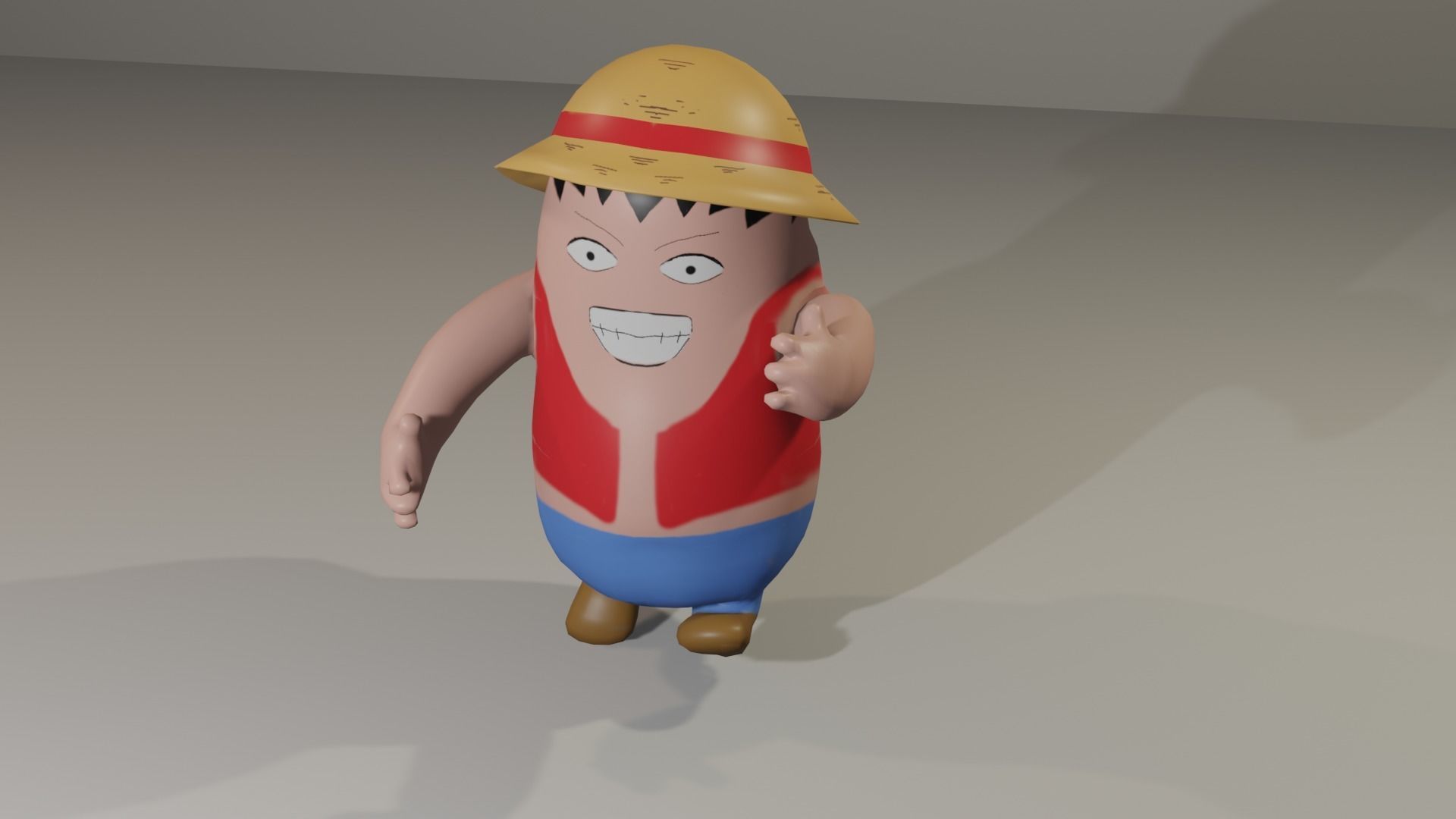 3D model Luffy one piece VR / AR / low-poly | CGTrader