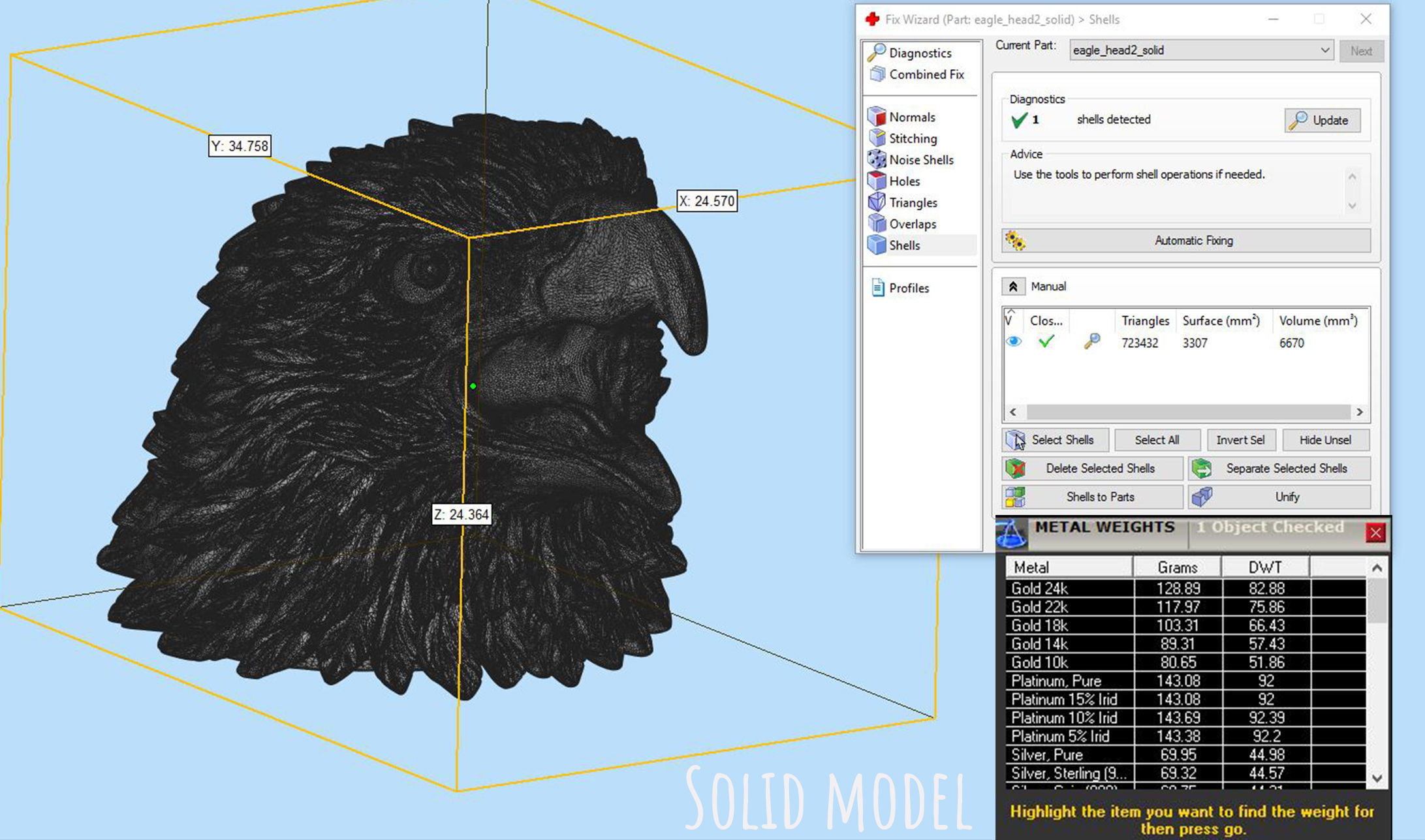 Detailed Eagle Heads 3D model 3D printable | CGTrader