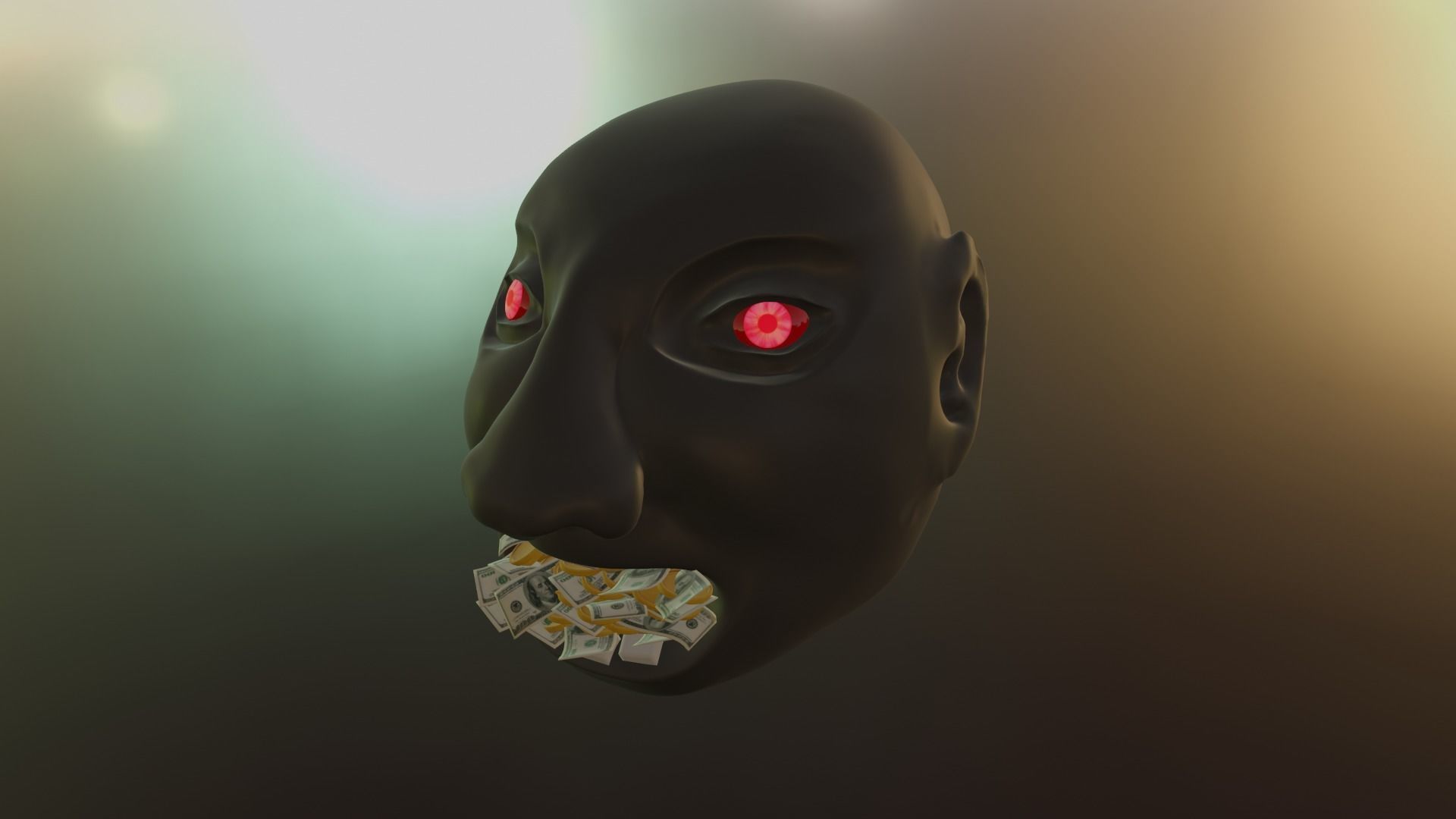 A greedy person 3D model | CGTrader