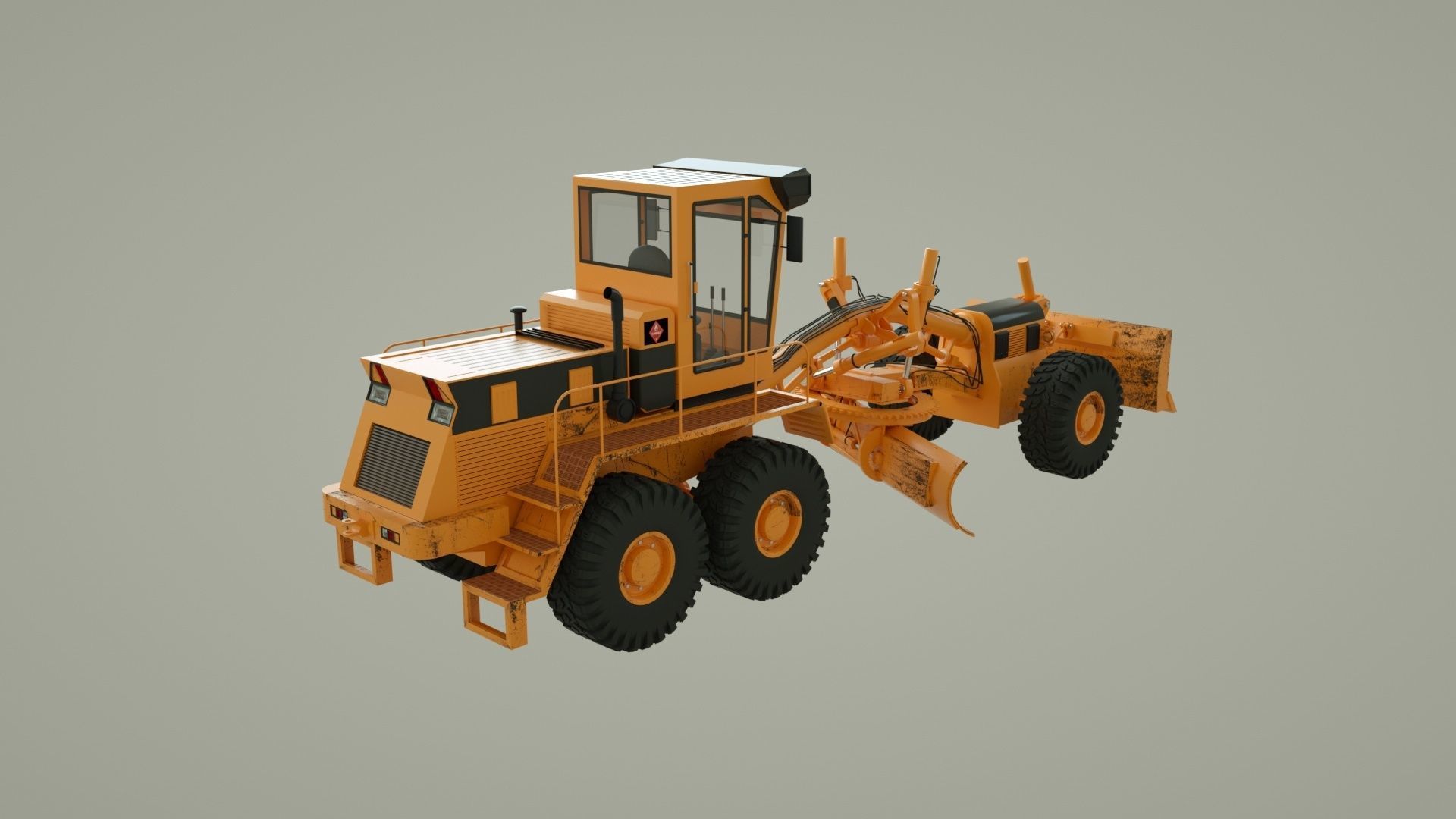 3D model of Modern Grader 3D model | CGTrader