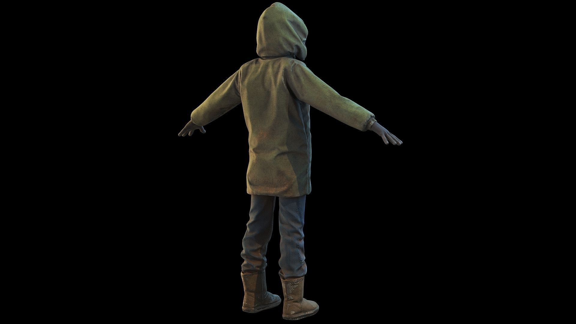 3D model Homeless person Martha VR / AR / low-poly | CGTrader