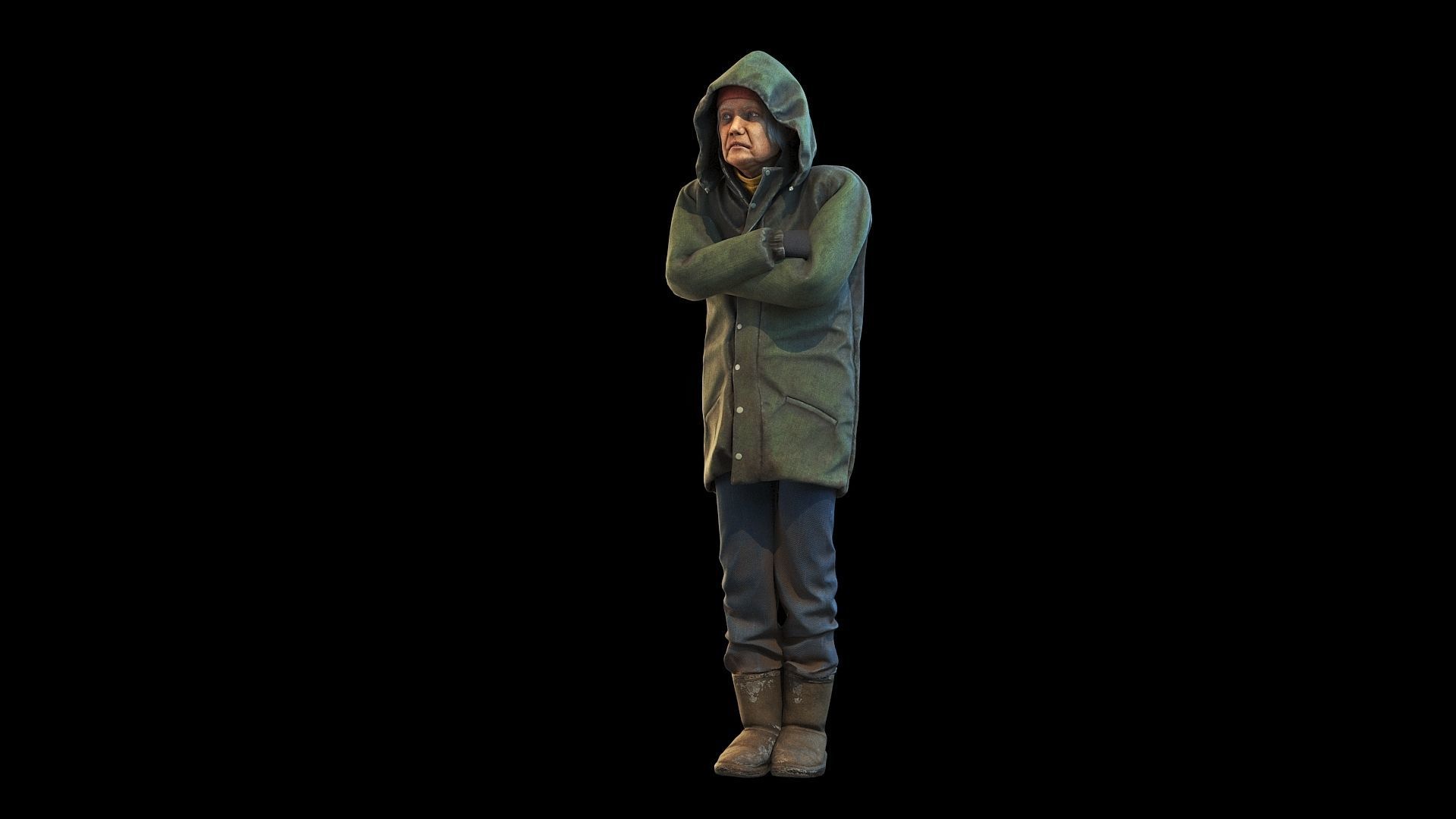 3D model Homeless person Martha VR / AR / low-poly | CGTrader