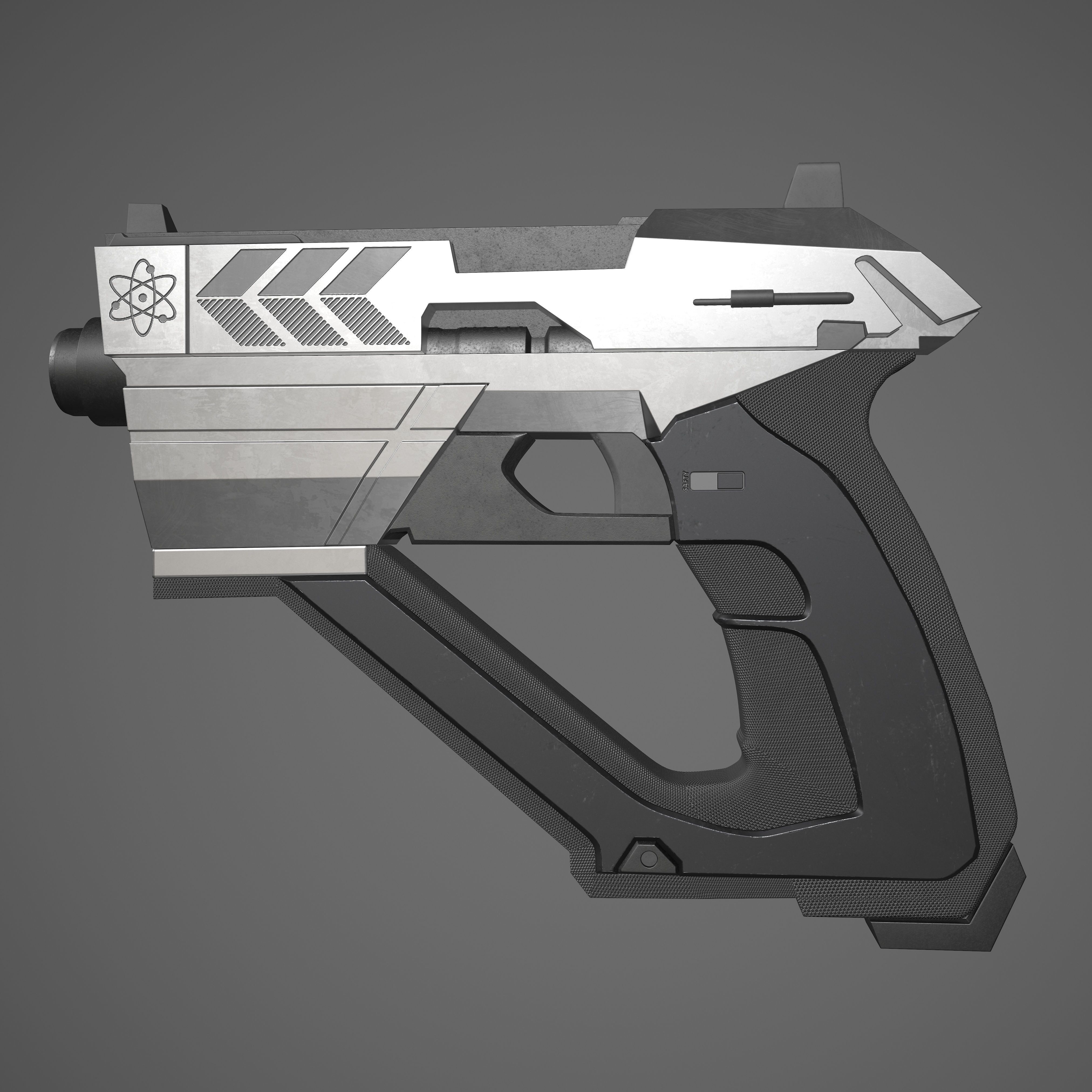 futuristic colt free VR / AR / low-poly 3D model | CGTrader