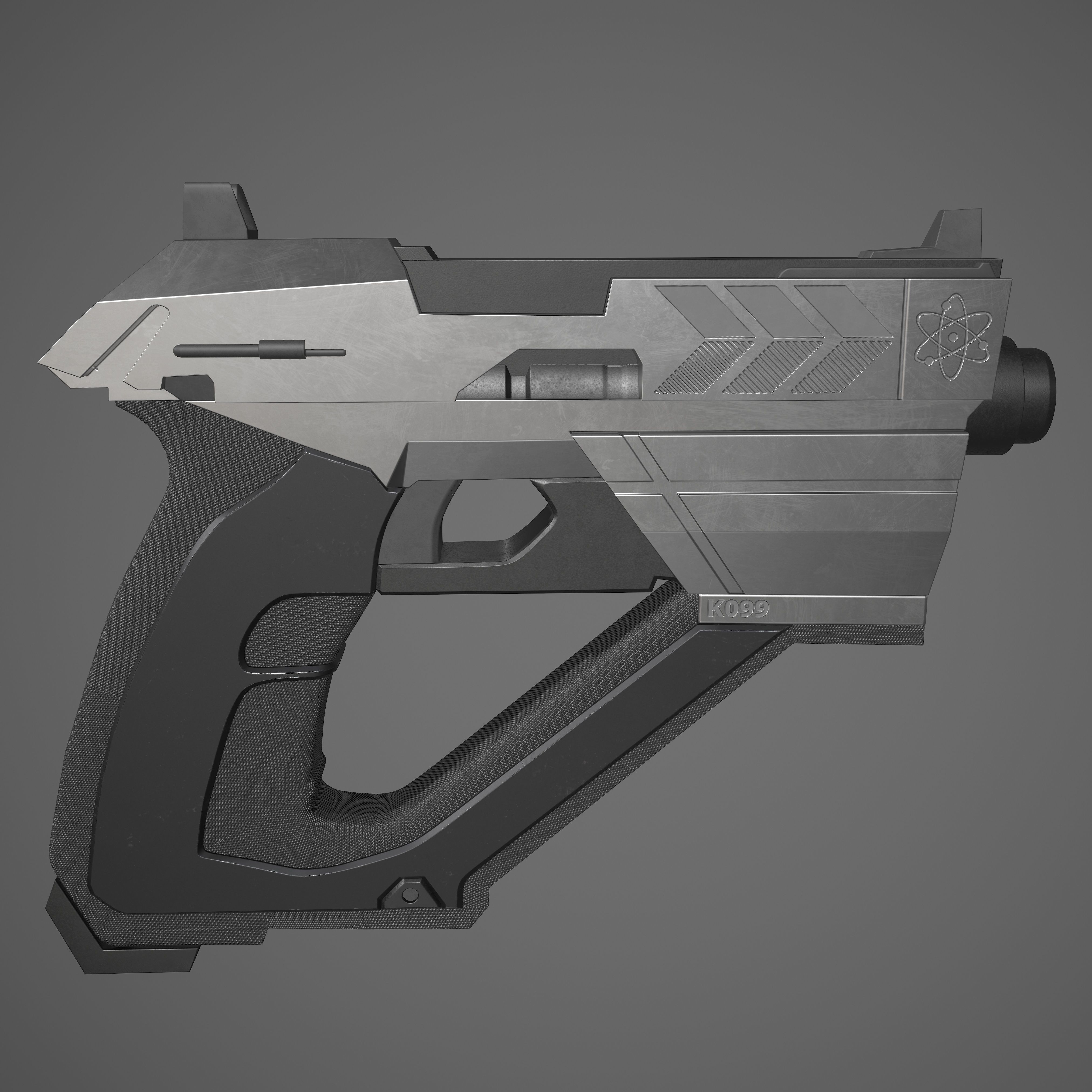 futuristic colt free VR / AR / low-poly 3D model | CGTrader