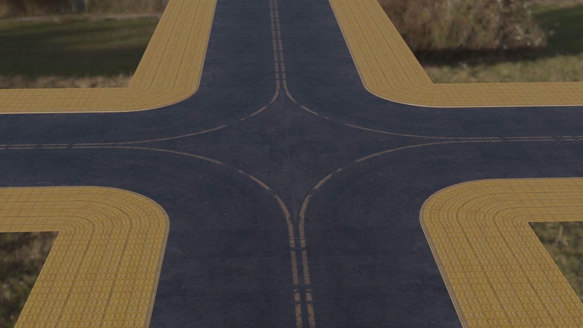 3D model Small Town Road Structure VR / AR / low-poly | CGTrader