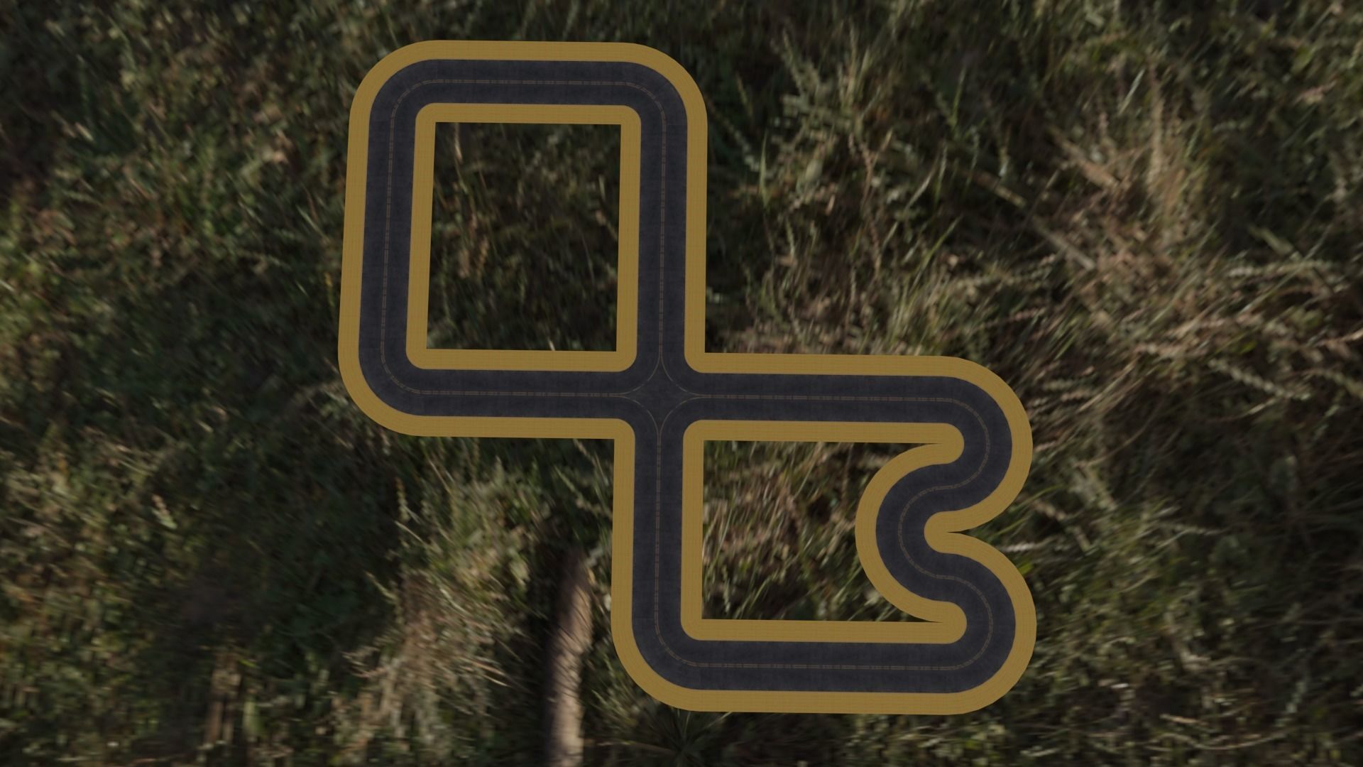 3D model Small Town Road Structure VR / AR / low-poly | CGTrader