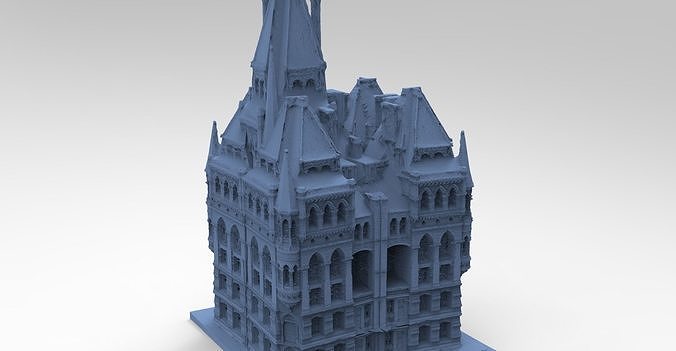 Minister for magic Tower 1 3D model | CGTrader