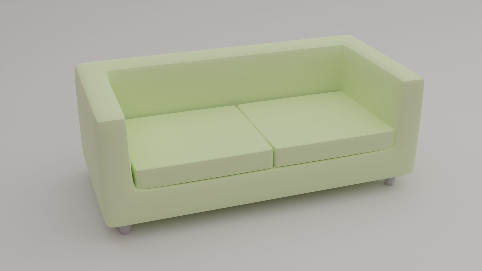 Coach Sofa Chair Stool and Coffee Table free VR / AR / low-poly 3D ...