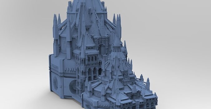 Minister for magic Tower 3 designs 3D model | CGTrader