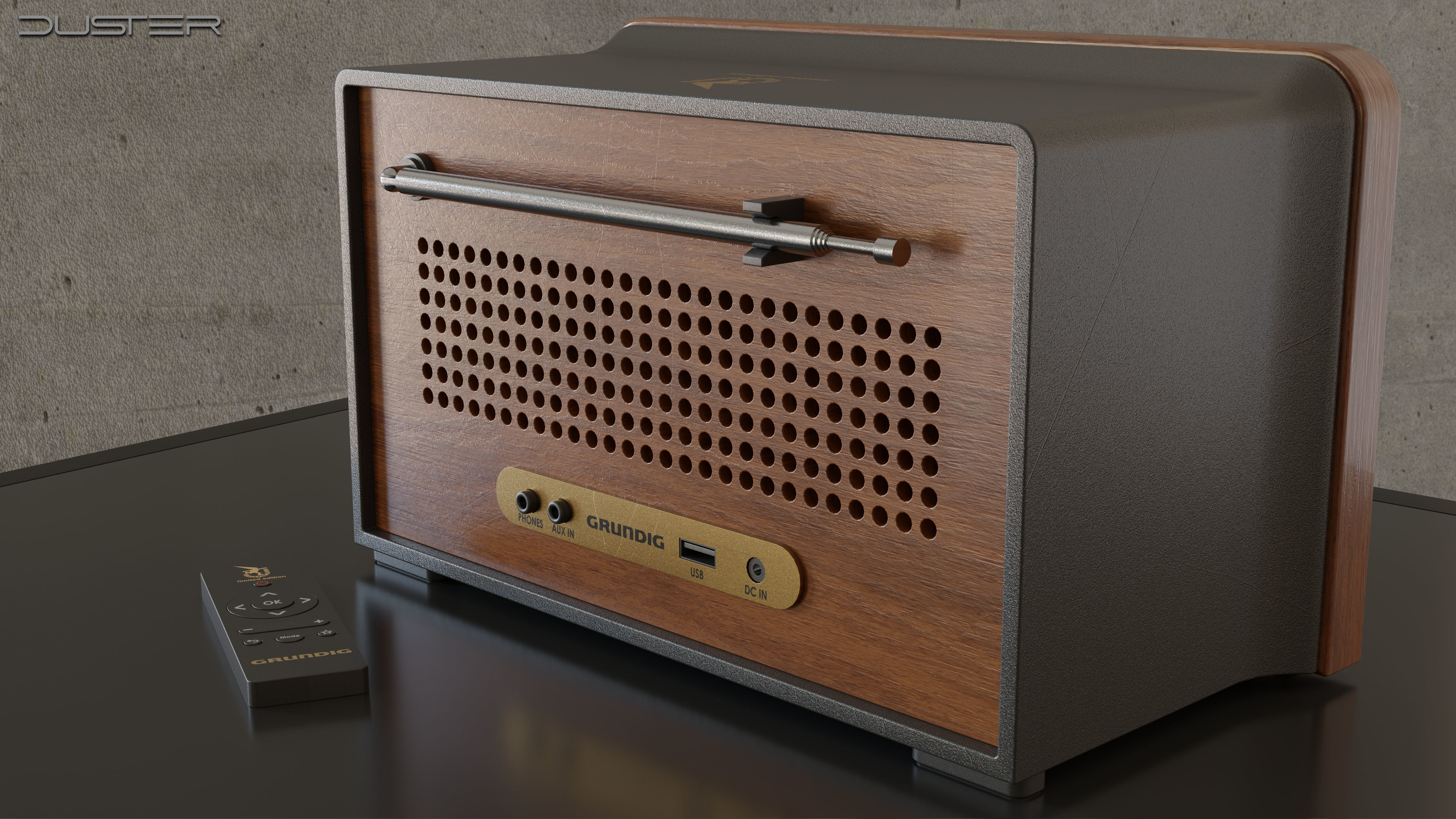 Grundig Heinzelmann Radio - Blender 3D model 3D model | CGTrader