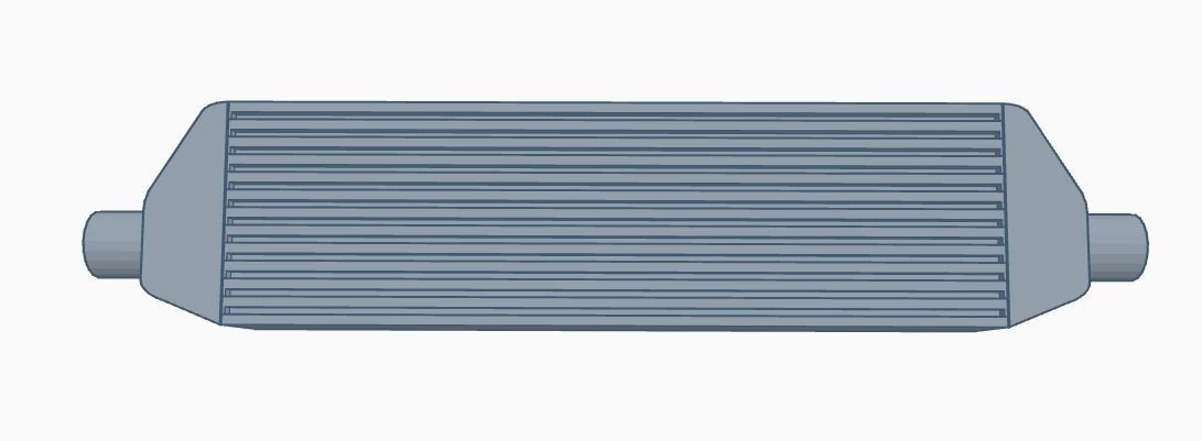 One tenth scale Small Scale RC Intercooler 3D model | CGTrader