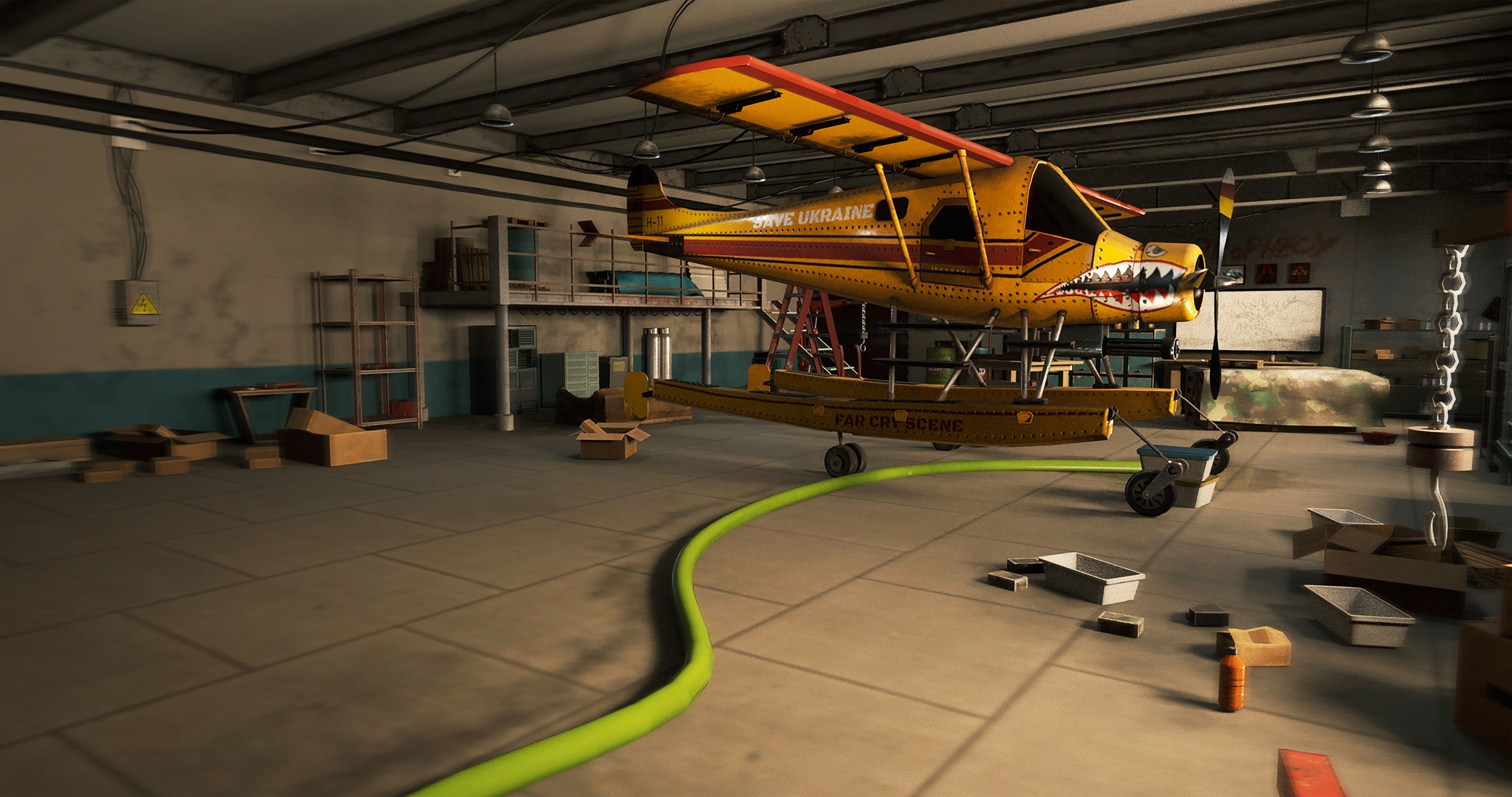 3D model Seaplane Armed VR / AR / low-poly | CGTrader