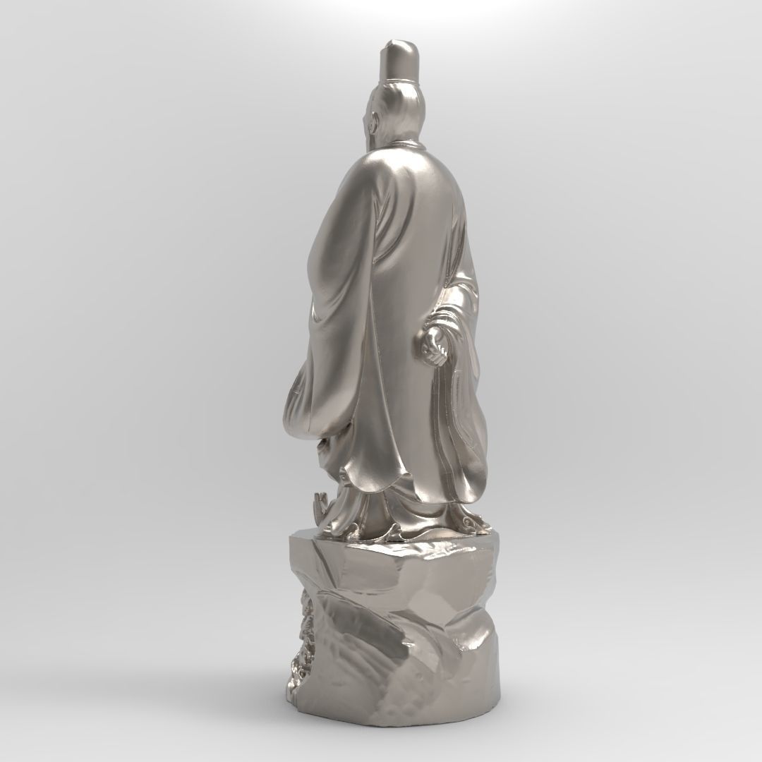 The ancient Chinese sage Confucius 3D model 3D printable | CGTrader