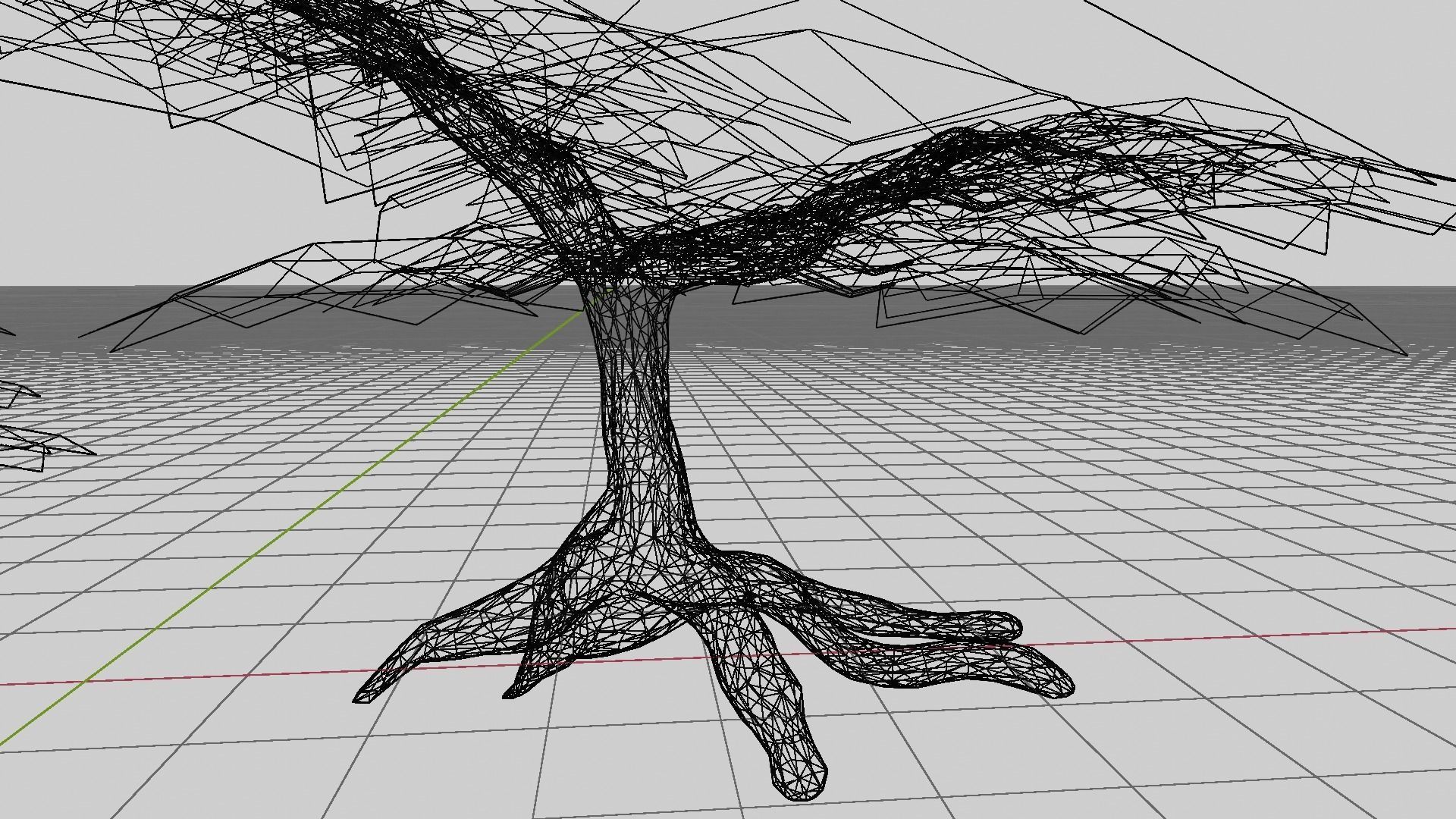 3D model One Oak Tree and One Willow Tree VR / AR / low-poly | CGTrader
