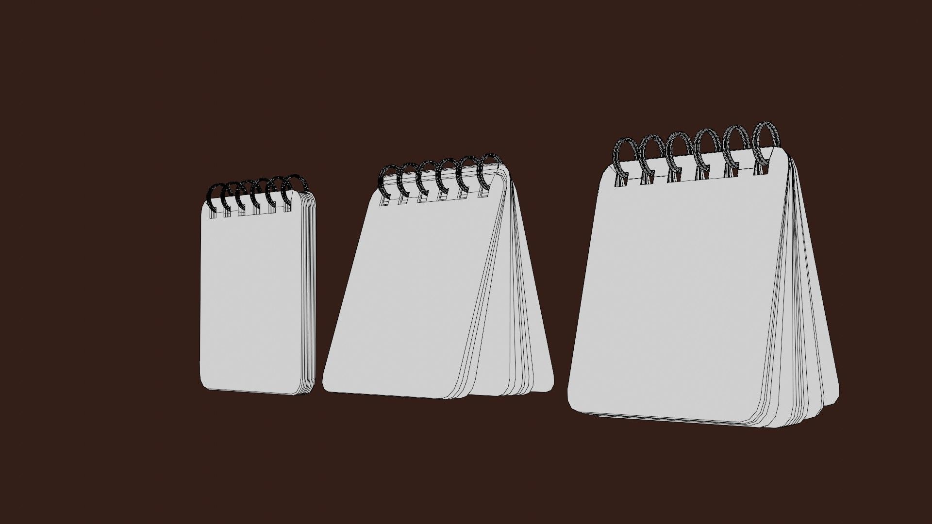 NotePad Memo Pad 3D illustartion 3D model | CGTrader