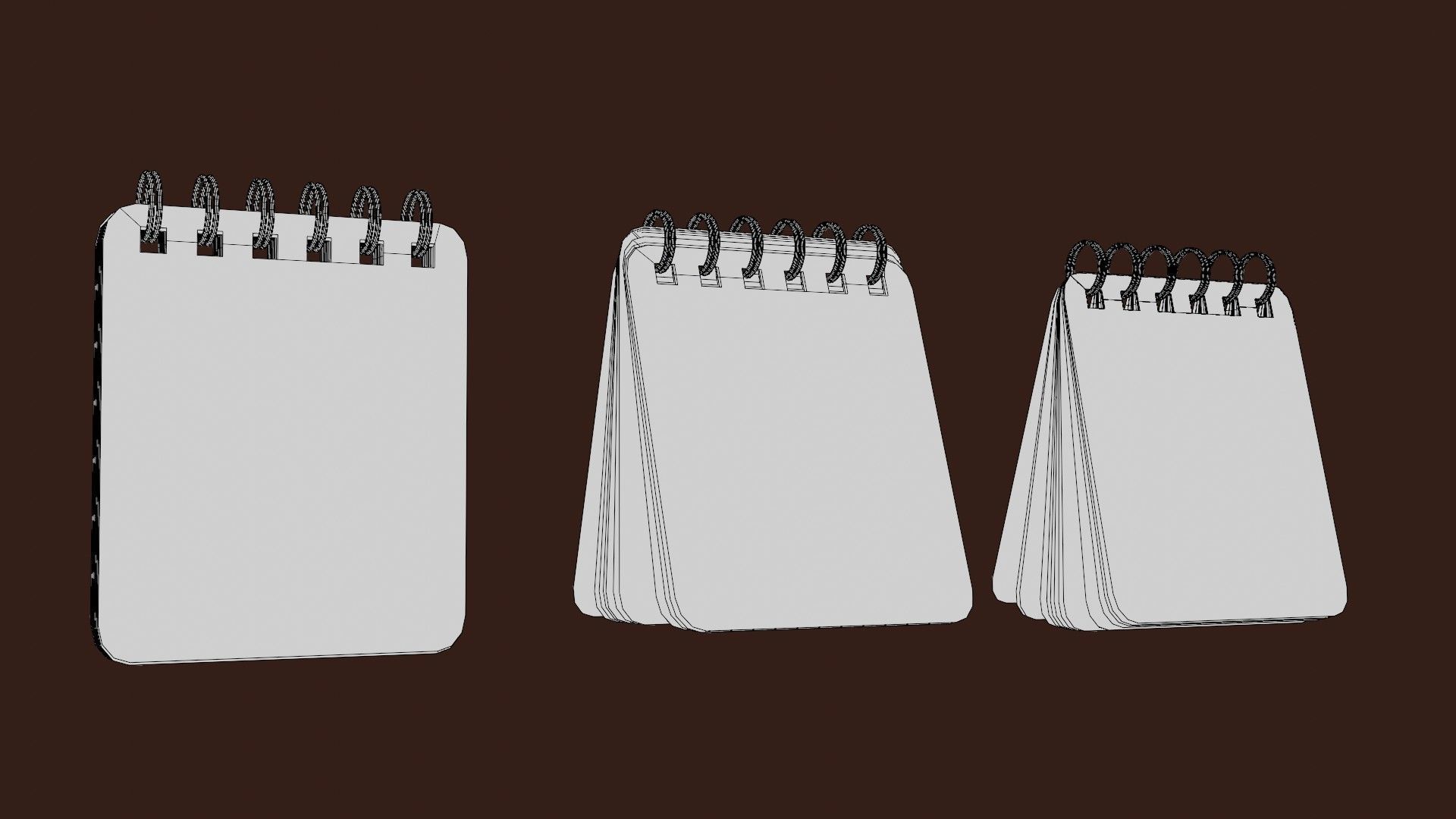 NotePad Memo Pad 3D illustartion 3D model | CGTrader