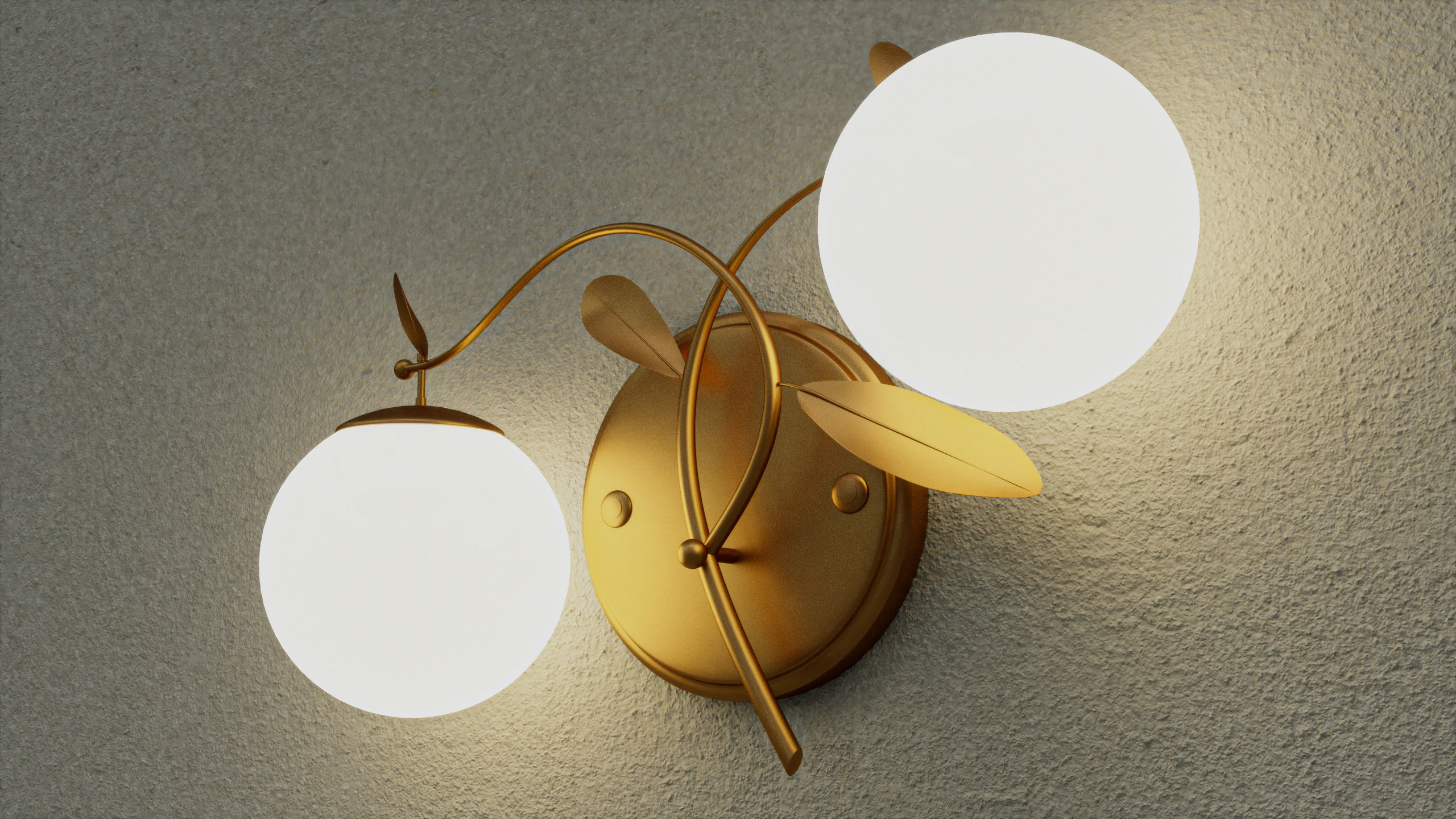 Modern Concept Wall Lamp 3D model | CGTrader