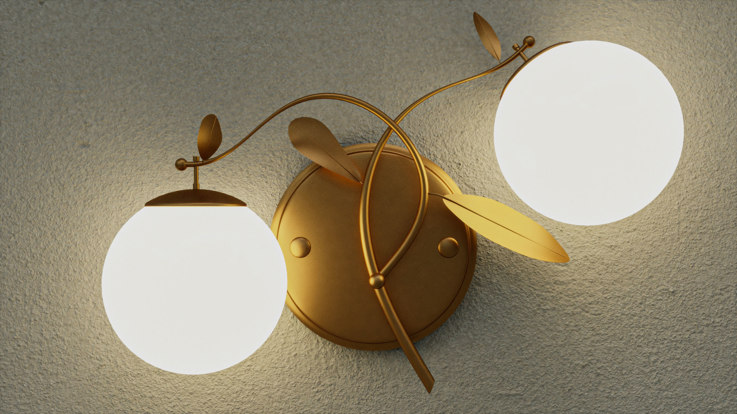 Modern Concept Wall Lamp 3D model | CGTrader