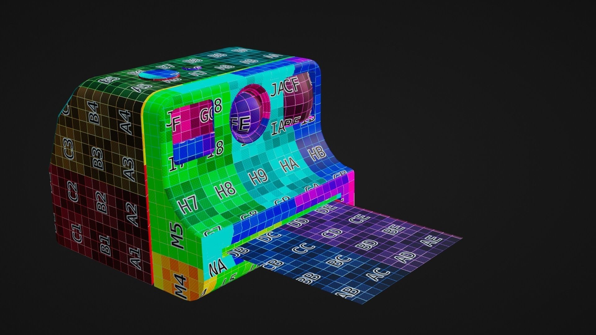 Polaroid 3D illustration 3D model | CGTrader