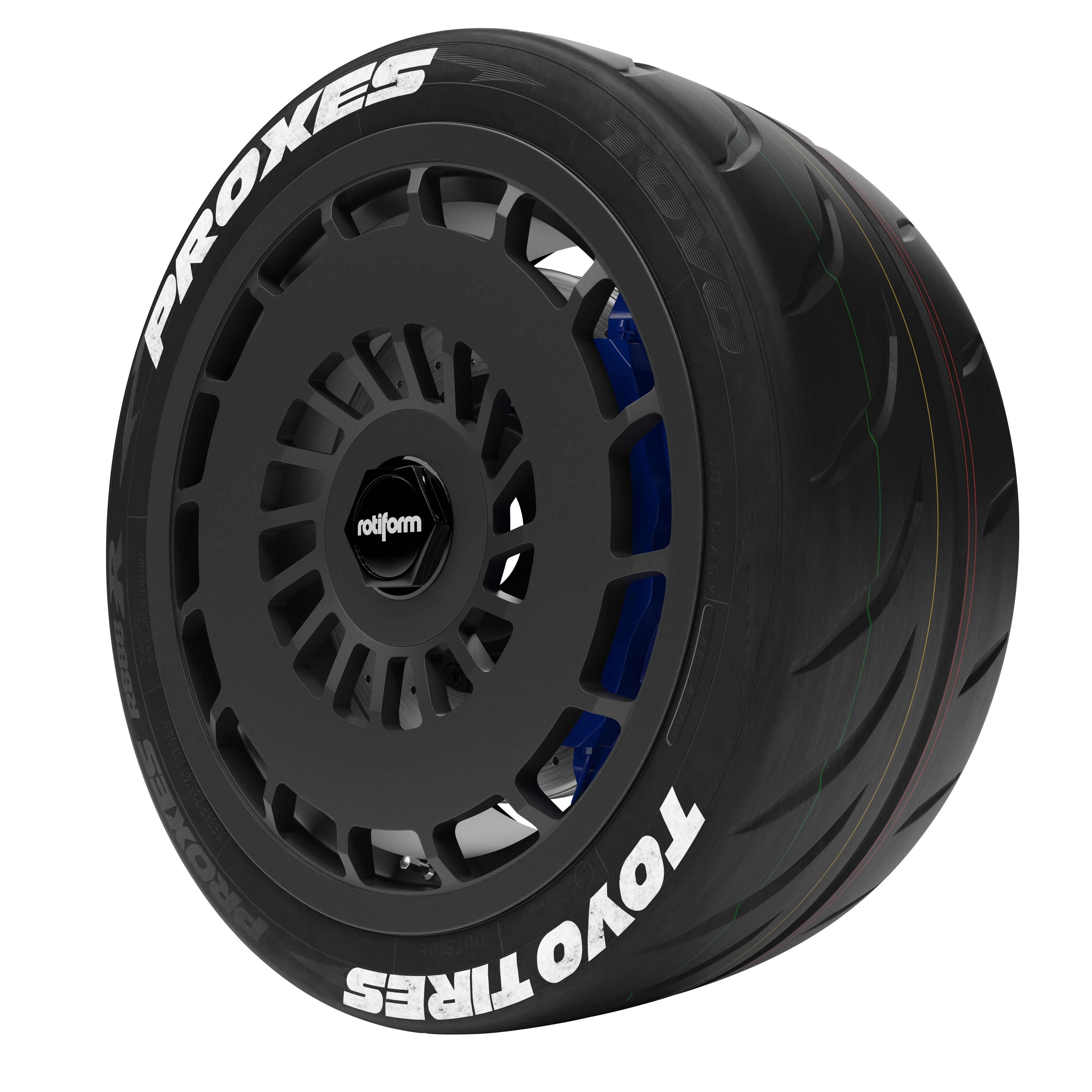Toyo Proxes r888R Tire HighPoly 3D model 3D model | CGTrader