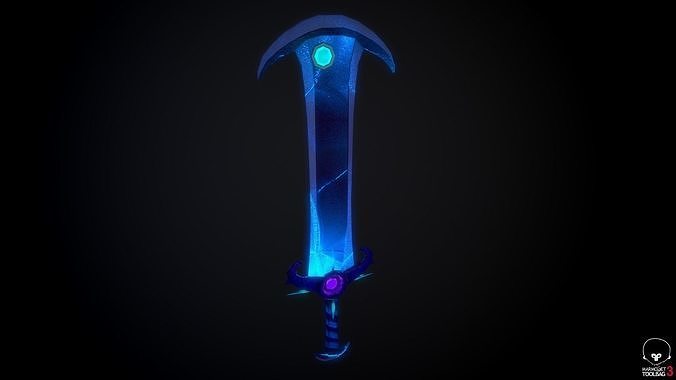 Magic sword free VR / AR / low-poly 3D model | CGTrader