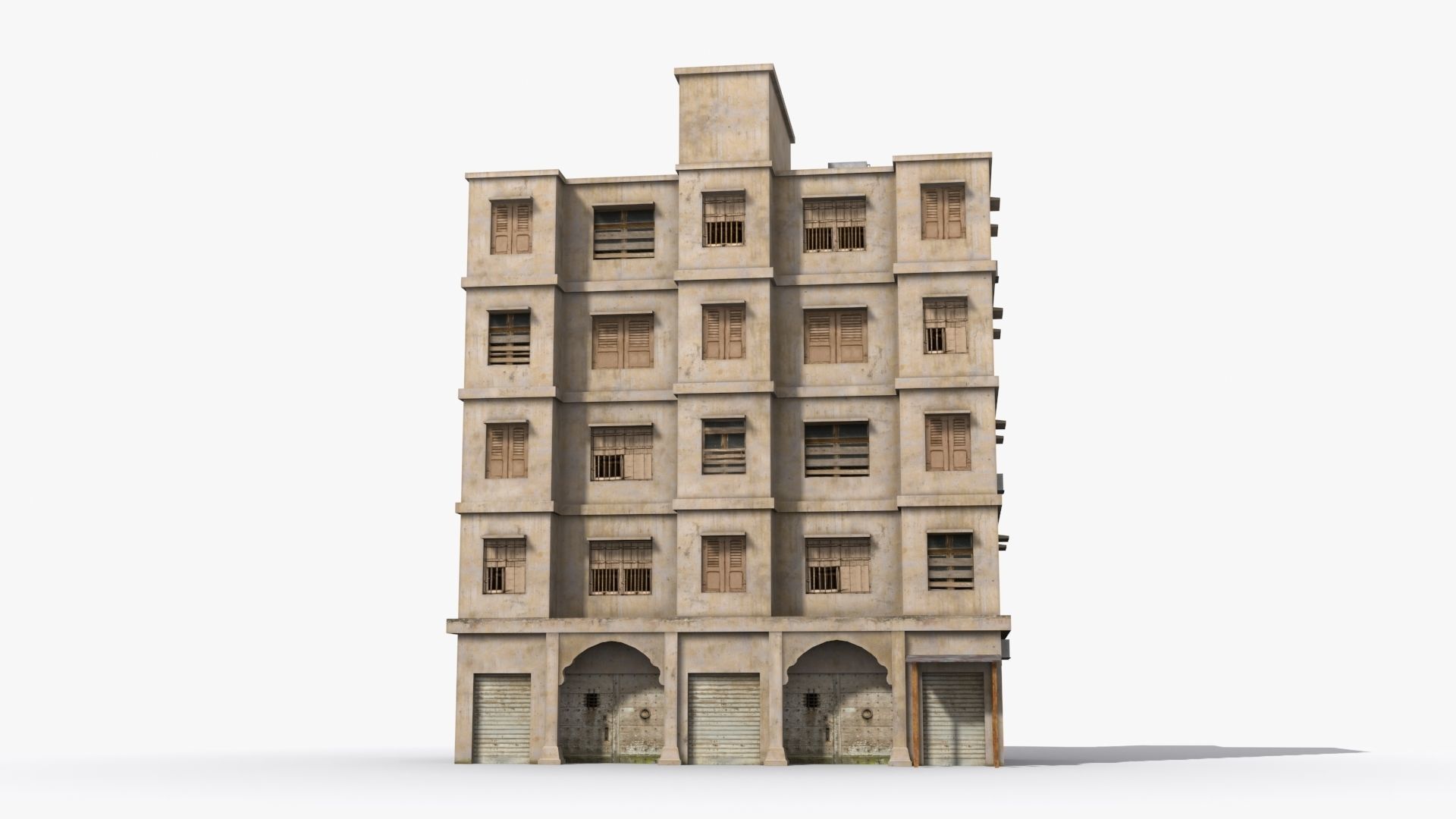 3D model Arab Middle East Building x17 VR / AR / low-poly | CGTrader
