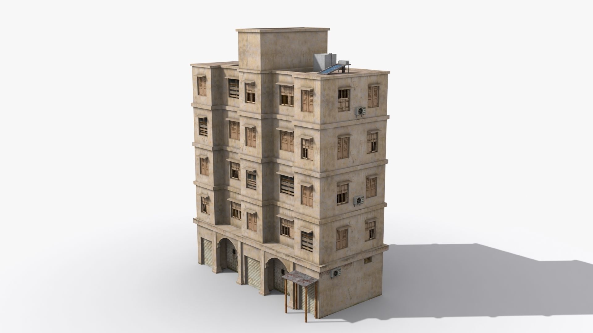 3D model Arab Middle East Building x17 VR / AR / low-poly | CGTrader