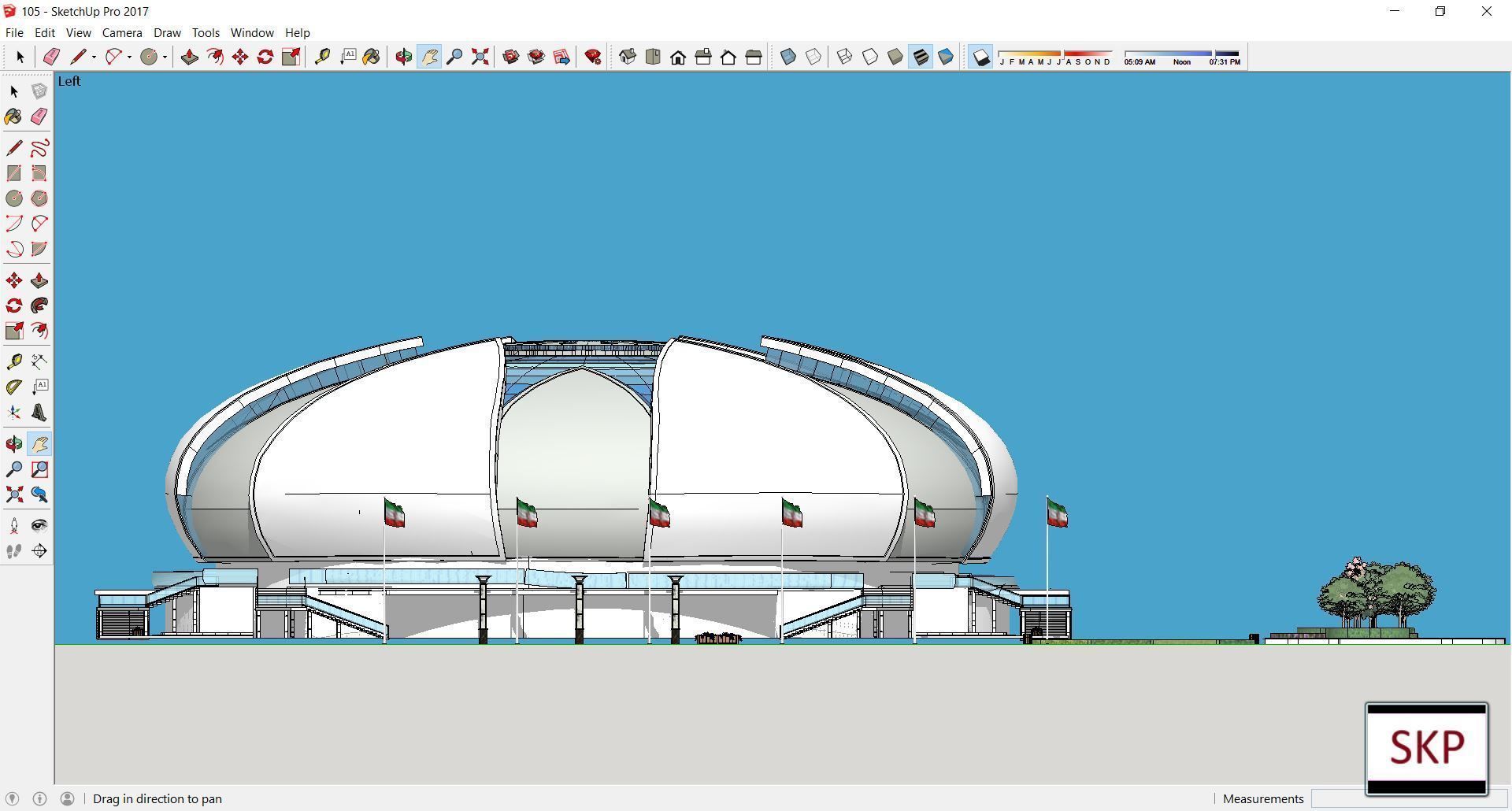 Sketchup Sport - Stadium 105 3D model | CGTrader