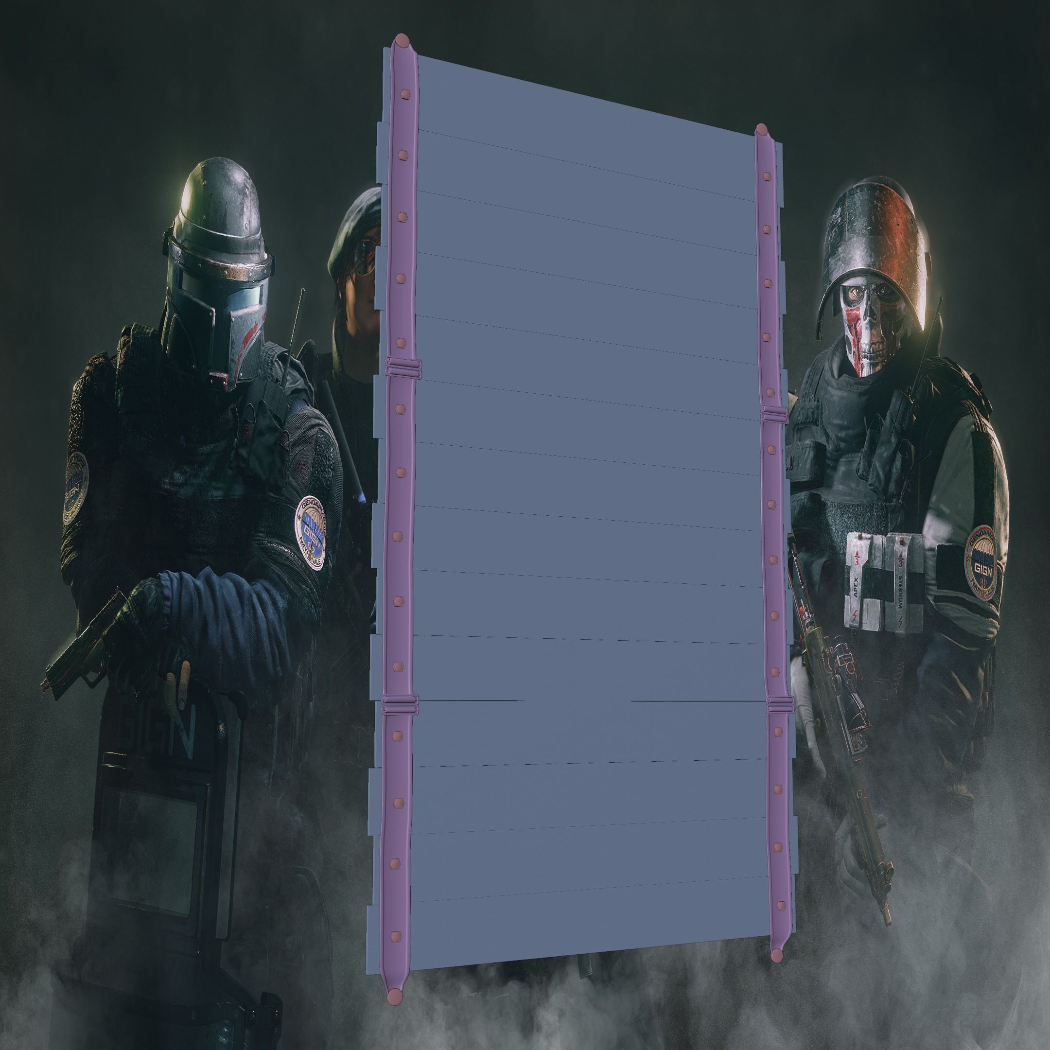 3D model Rainbow Six Siege Barricade VR / AR / low-poly | CGTrader