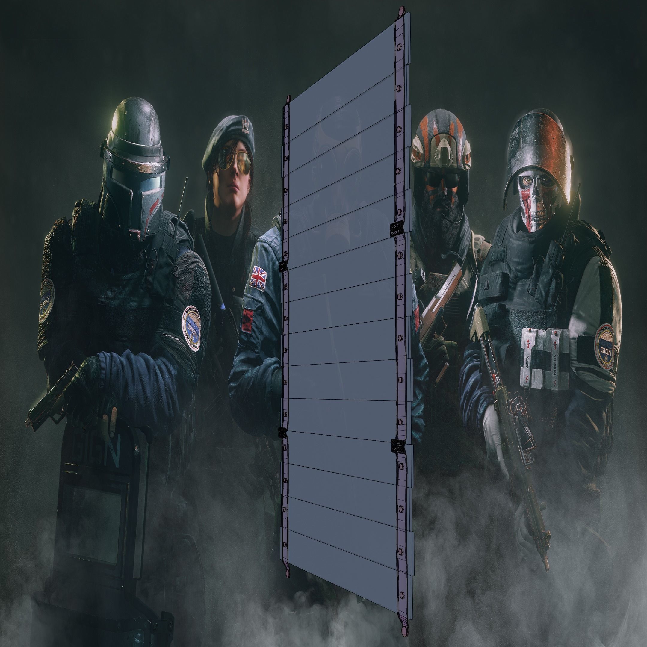 3D model Rainbow Six Siege Barricade VR / AR / low-poly | CGTrader