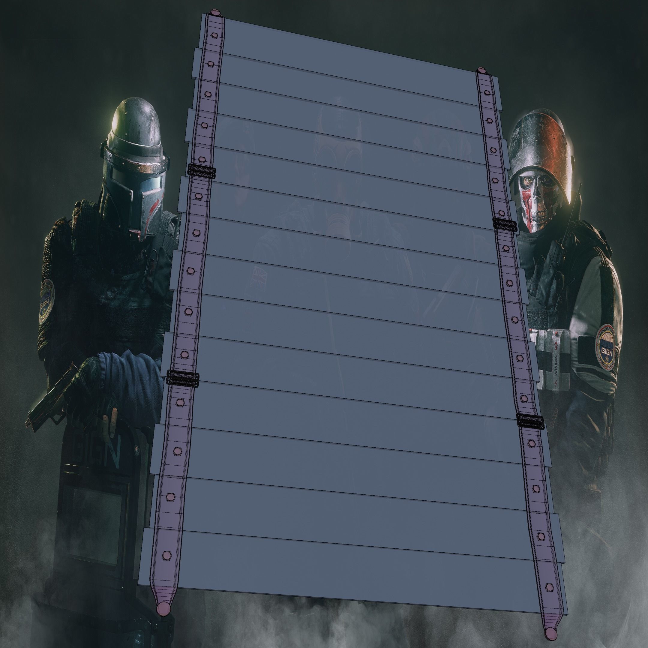 3D model Rainbow Six Siege Barricade VR / AR / low-poly | CGTrader