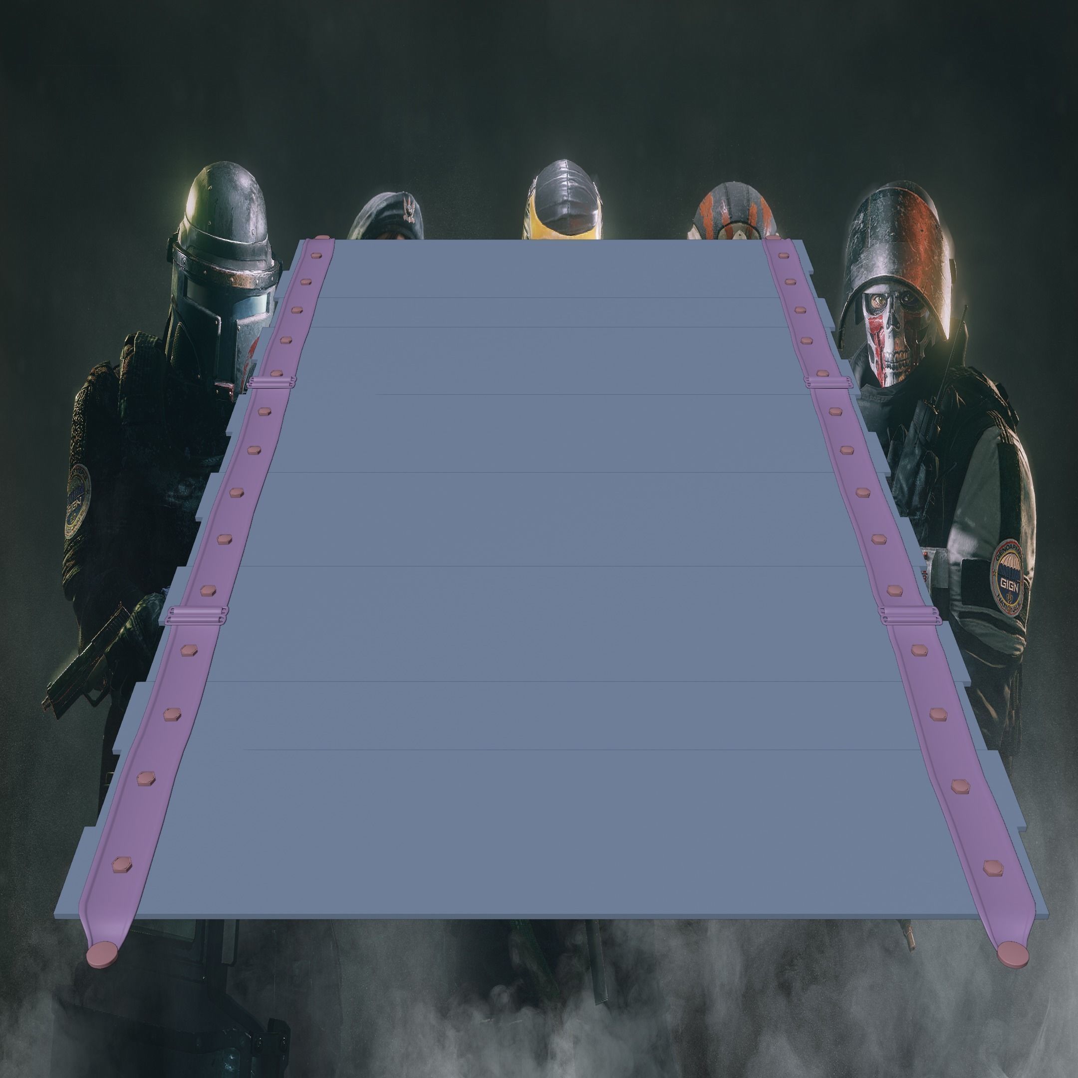 3D model Rainbow Six Siege Barricade VR / AR / low-poly | CGTrader