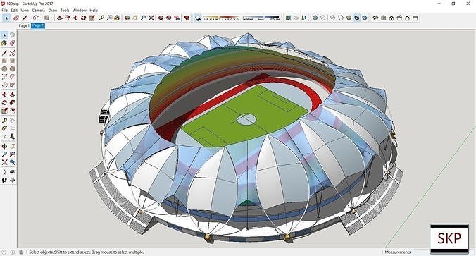 Sketchup Sport - Stadium 109 3D model | CGTrader