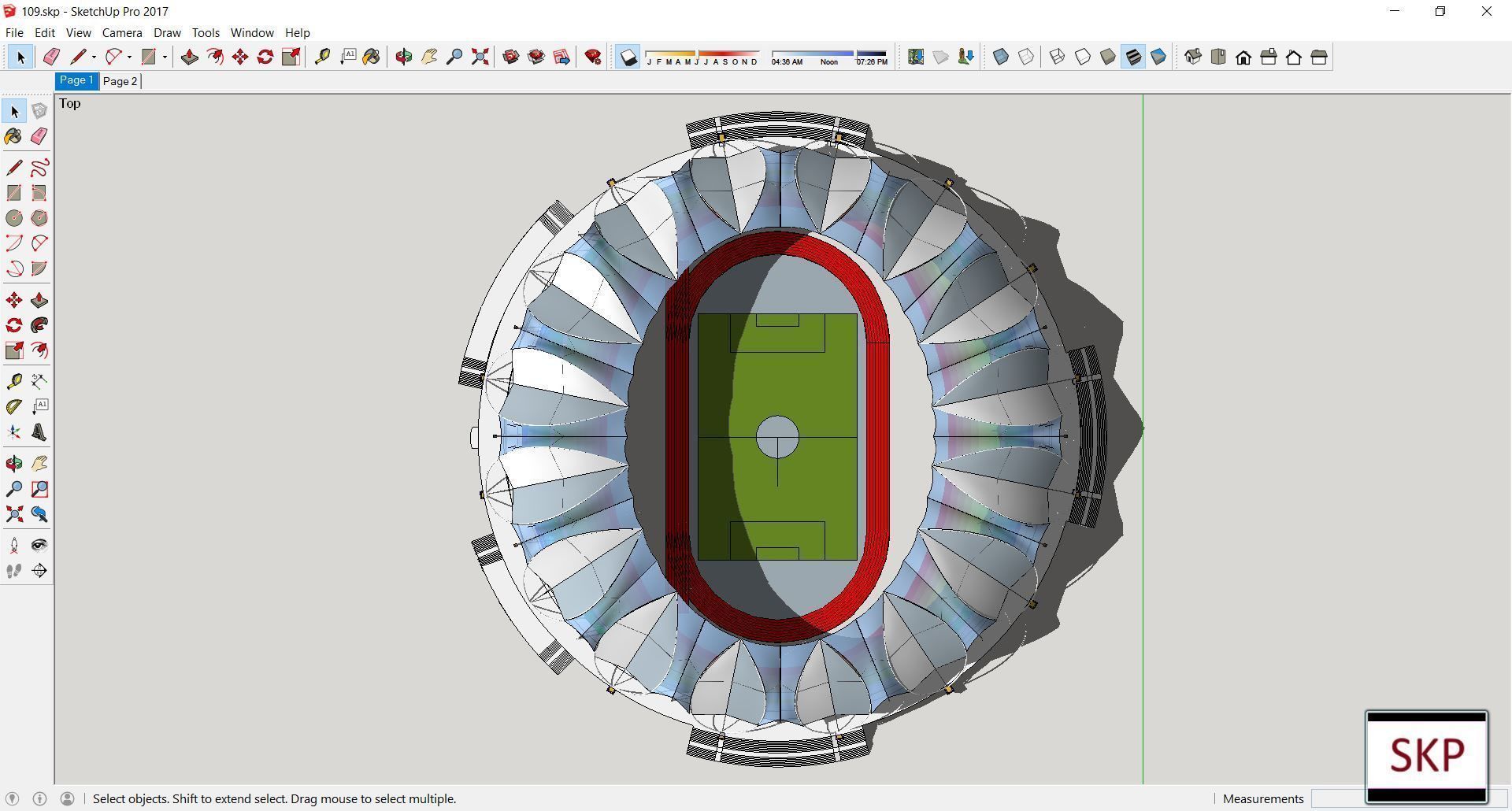 Sketchup Sport - Stadium 109 3D model | CGTrader
